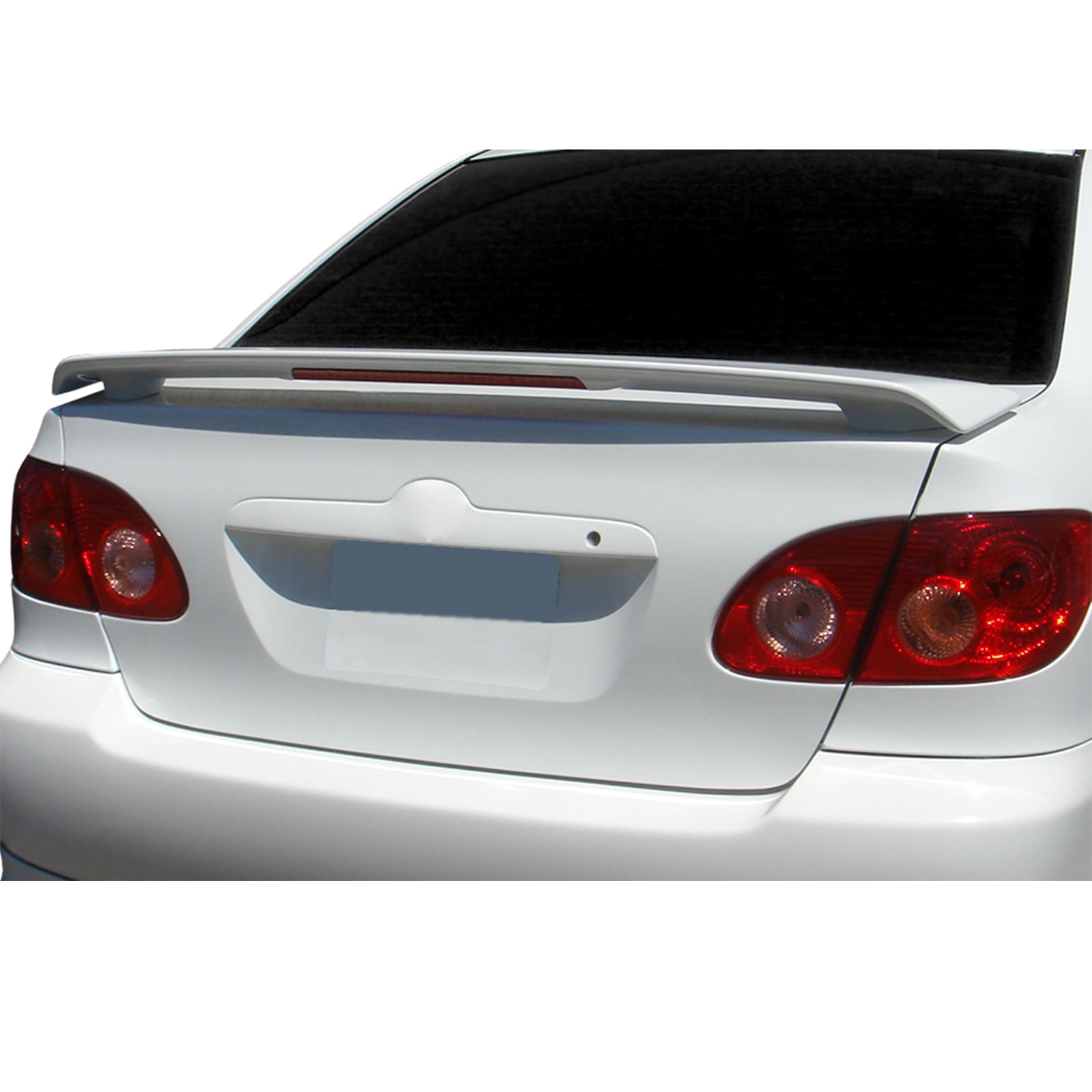Ikon Motorsports Rear Trunk Boot Deck Lid Spoiler Wing Lip W/LED Brake ...