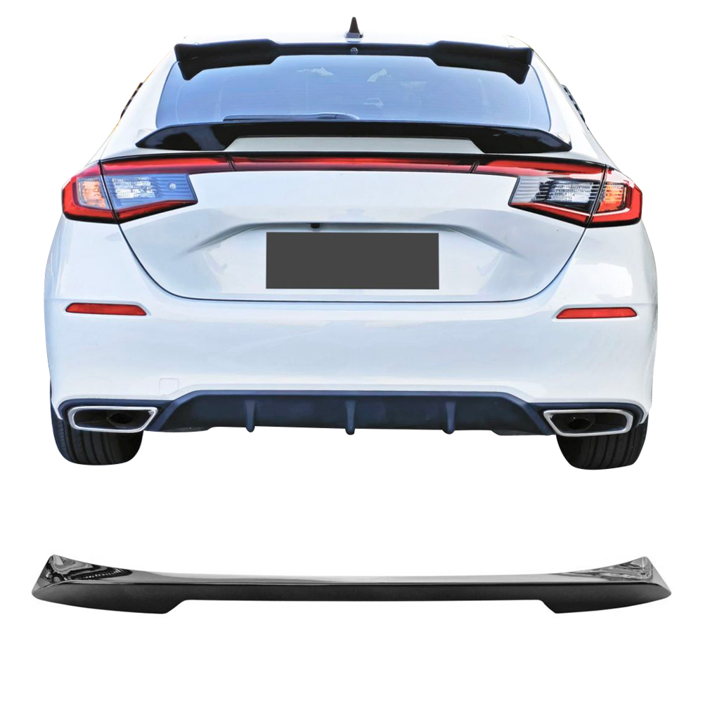 Ikon Motorsports Rear Trunk Lid Spoiler Wing Lip Compatible With 2022 ...
