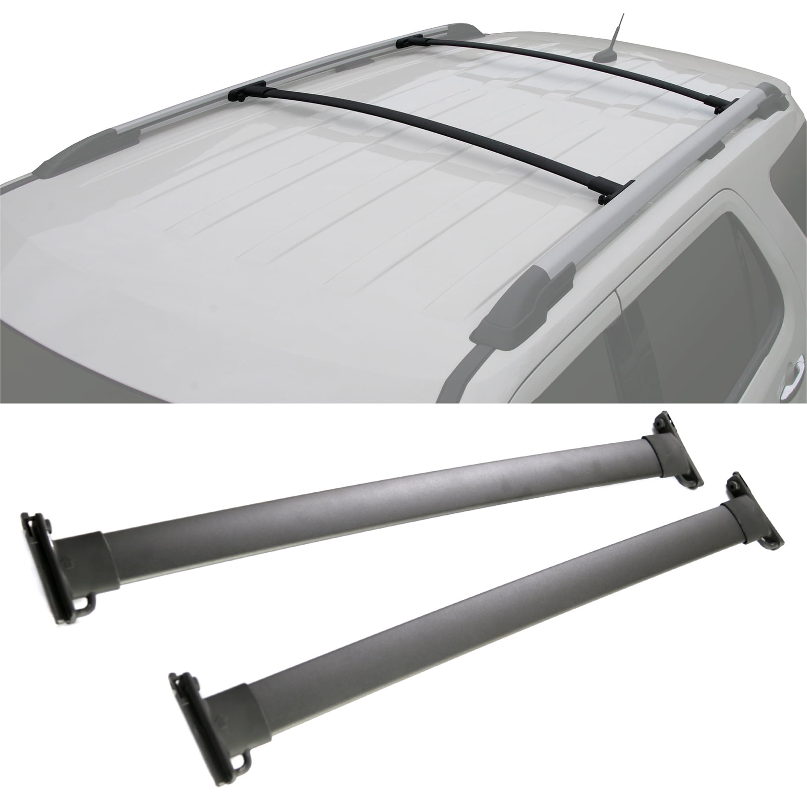 Ikon Motorsports Roof Rack Fits 2007-2017 Ford Expedition OE Style ...