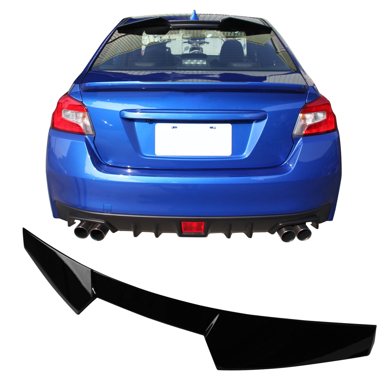 Ikon Motorsports Roof Spoiler Compatible With 2015-2021 Subaru WRX ...