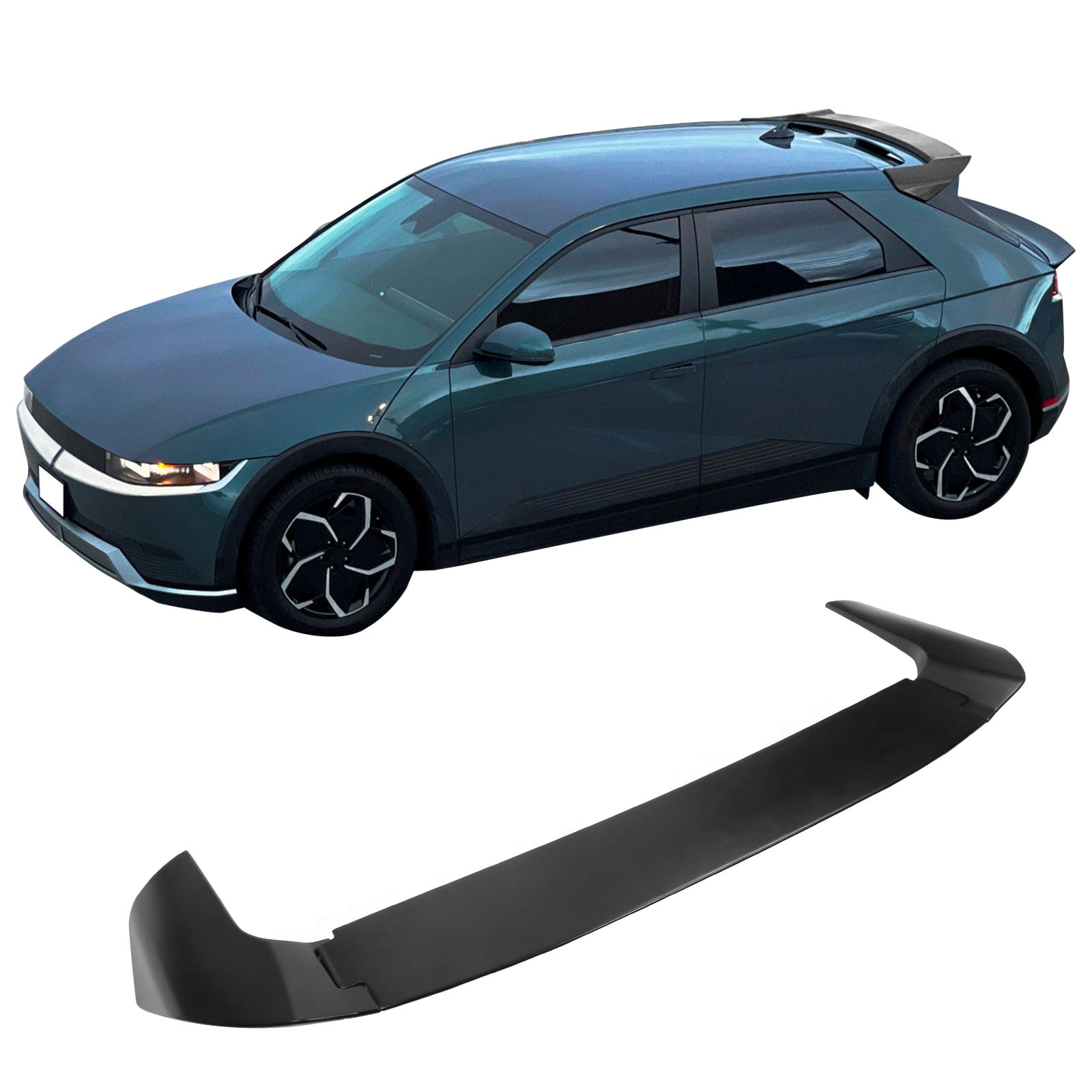 Ikon Motorsports Roof Spoiler Compatible With 2022-2024 Hyundai Ioniq 5 ...