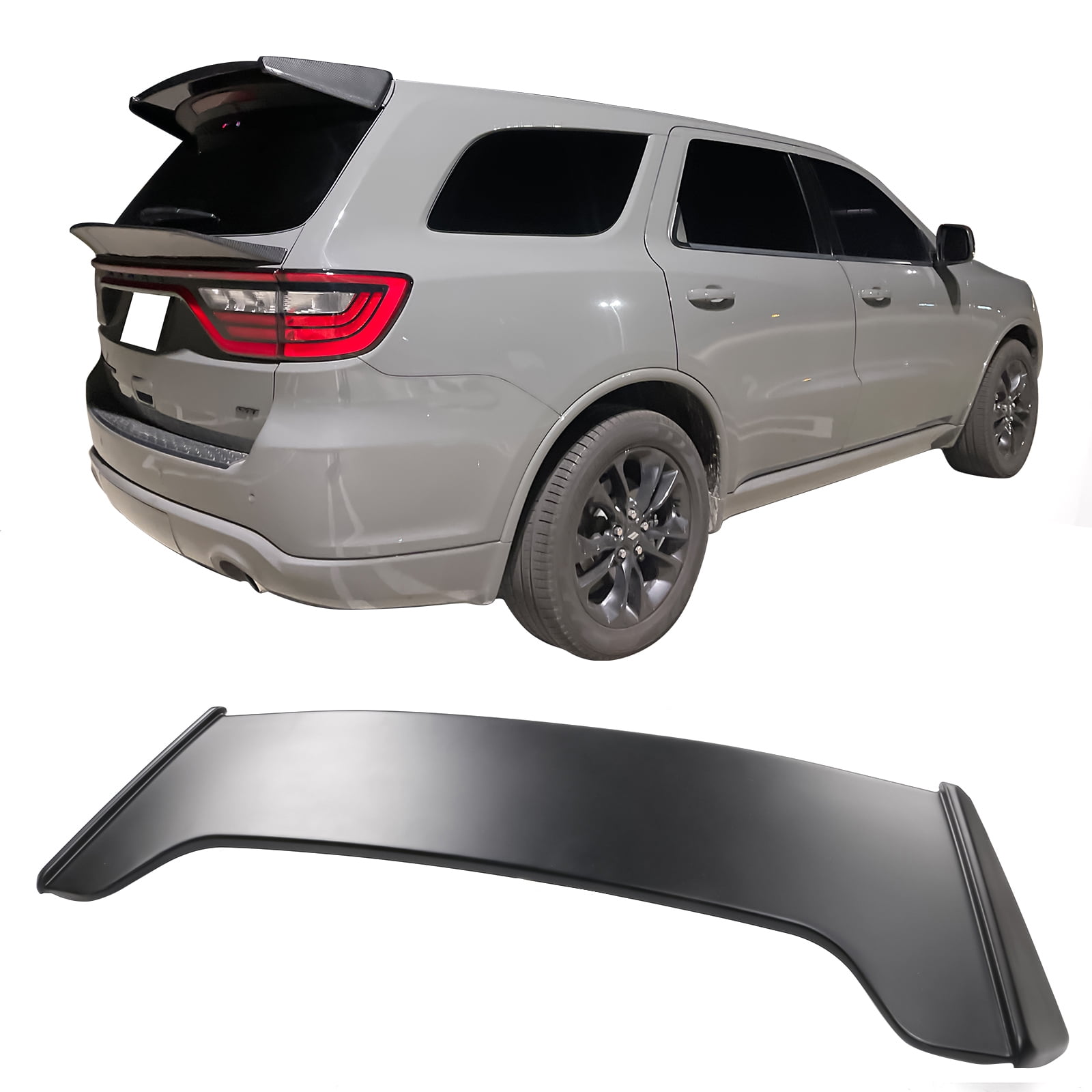 Ikon Motorsports Roof Spoiler Compatible with 2011-2024 Dodge Durango ...