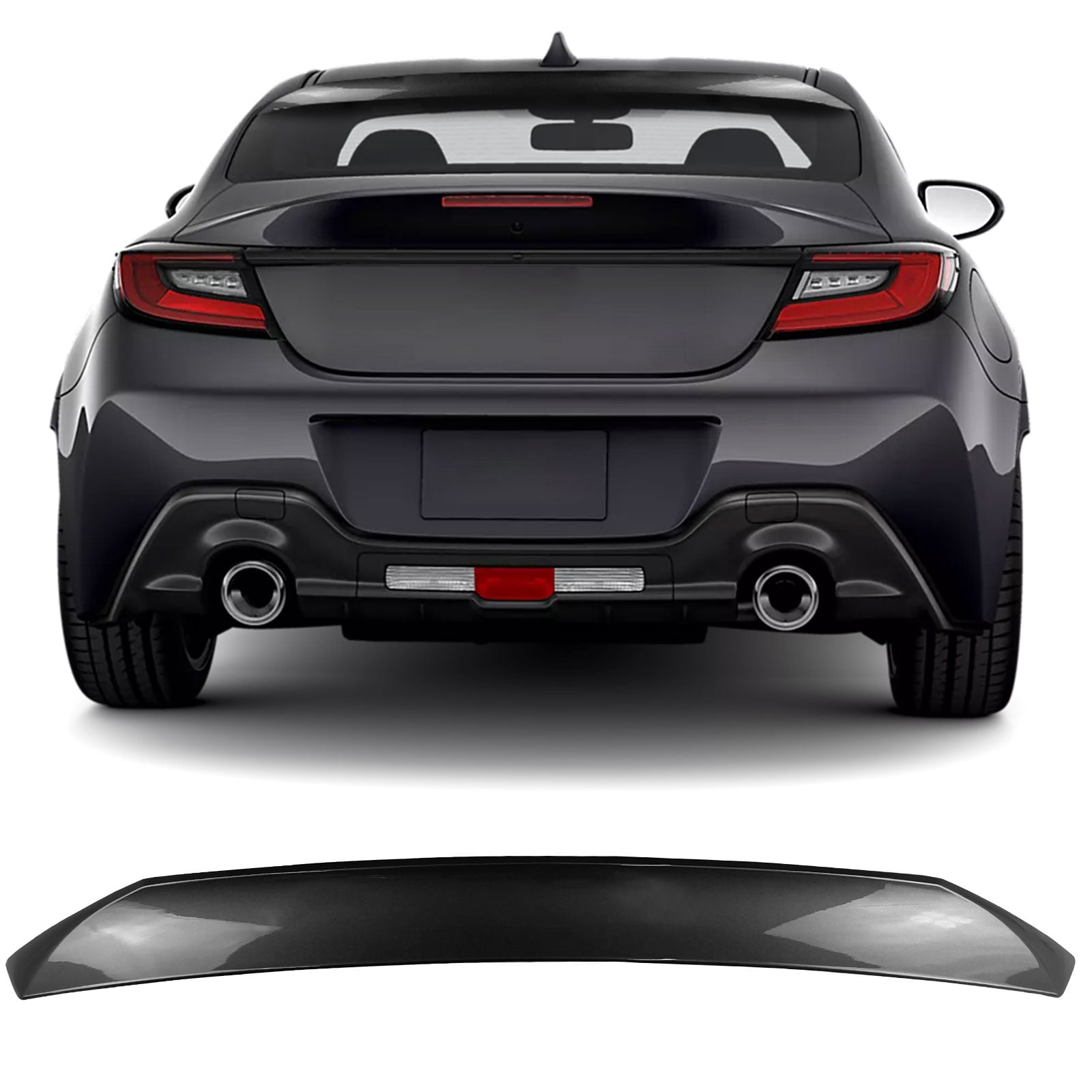 Ikon Motorsports Roof + Trunk Spoiler Compatible With 2022-2025 Subaru ...