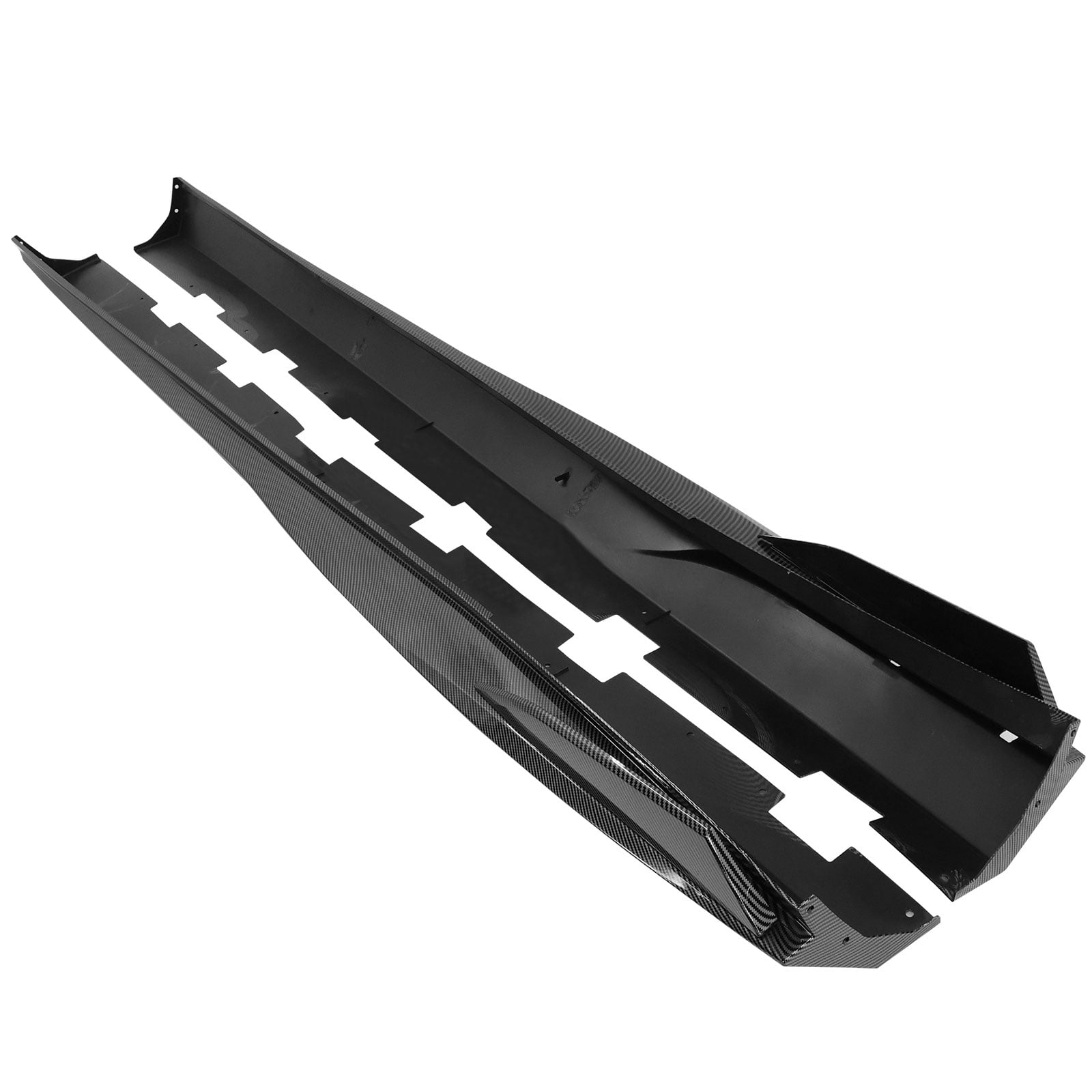 Ikon Motorsports V2 Style Side Skirts for 10-15 Chevy Camaro, Carbon ...