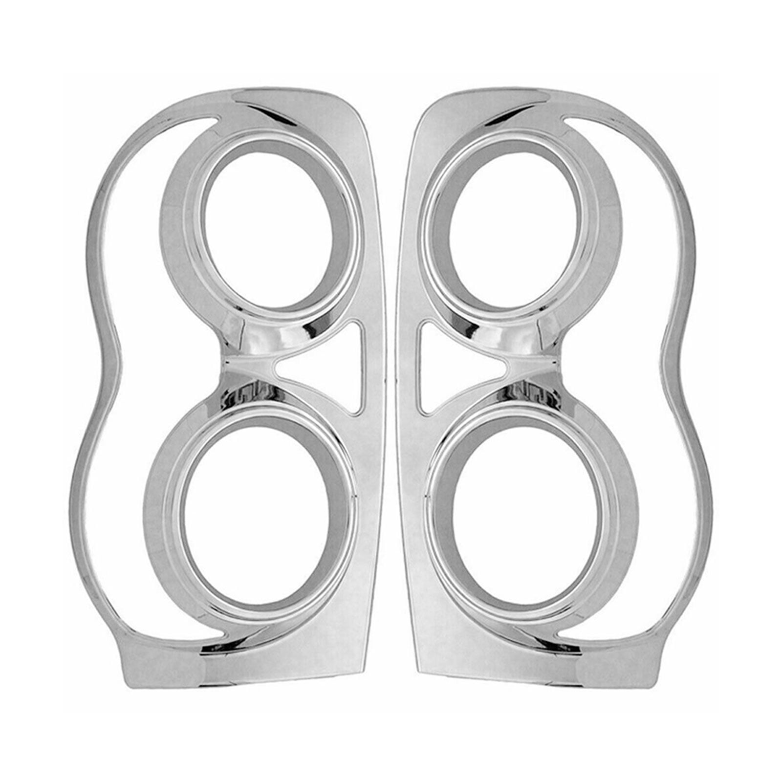 Ikon Motorsports Tail Light Bezel Compatible with 2004-2008 Dodge ...