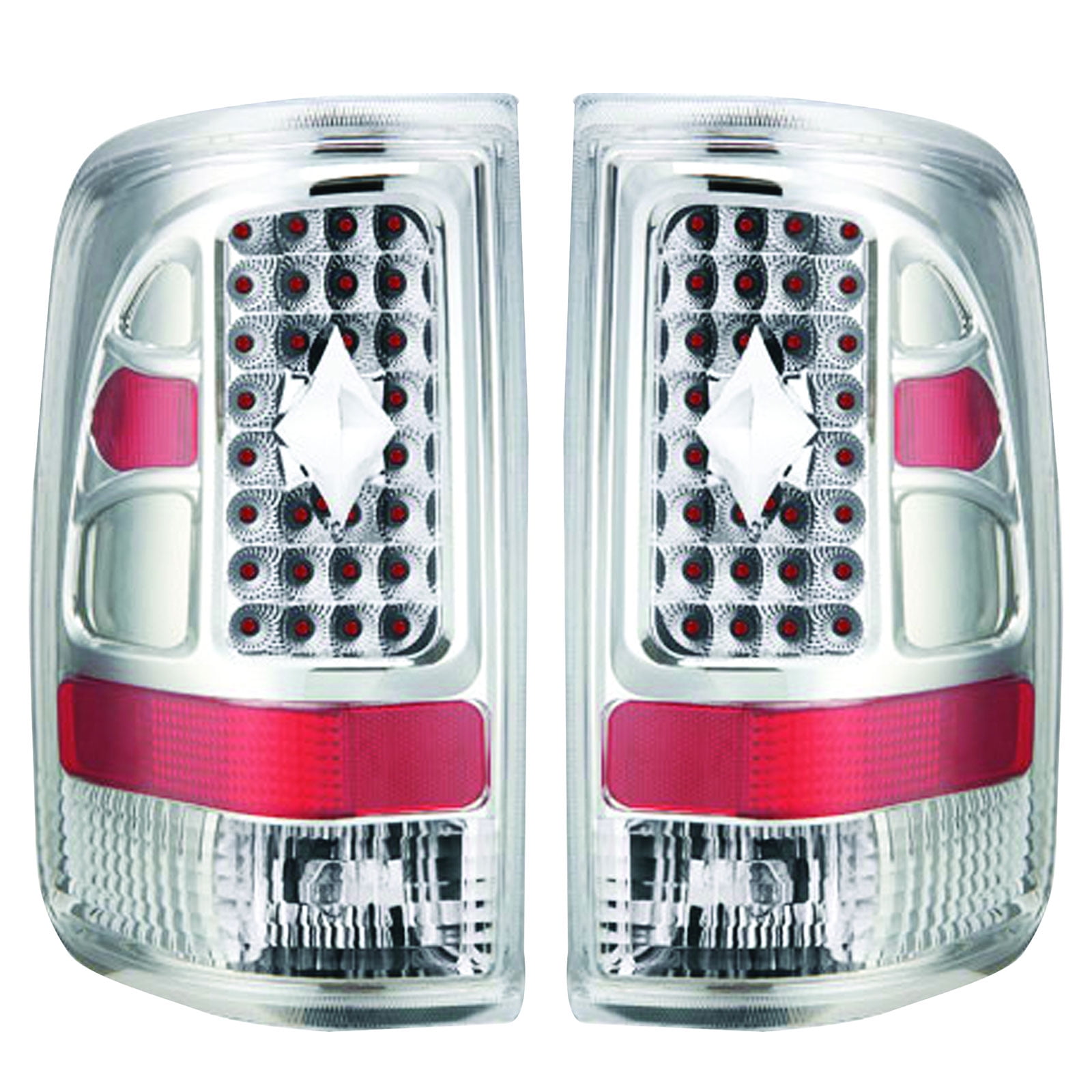 Ikon Motorsports Tail Lights Compatible with 2004-2007 Ford F-150 with ...