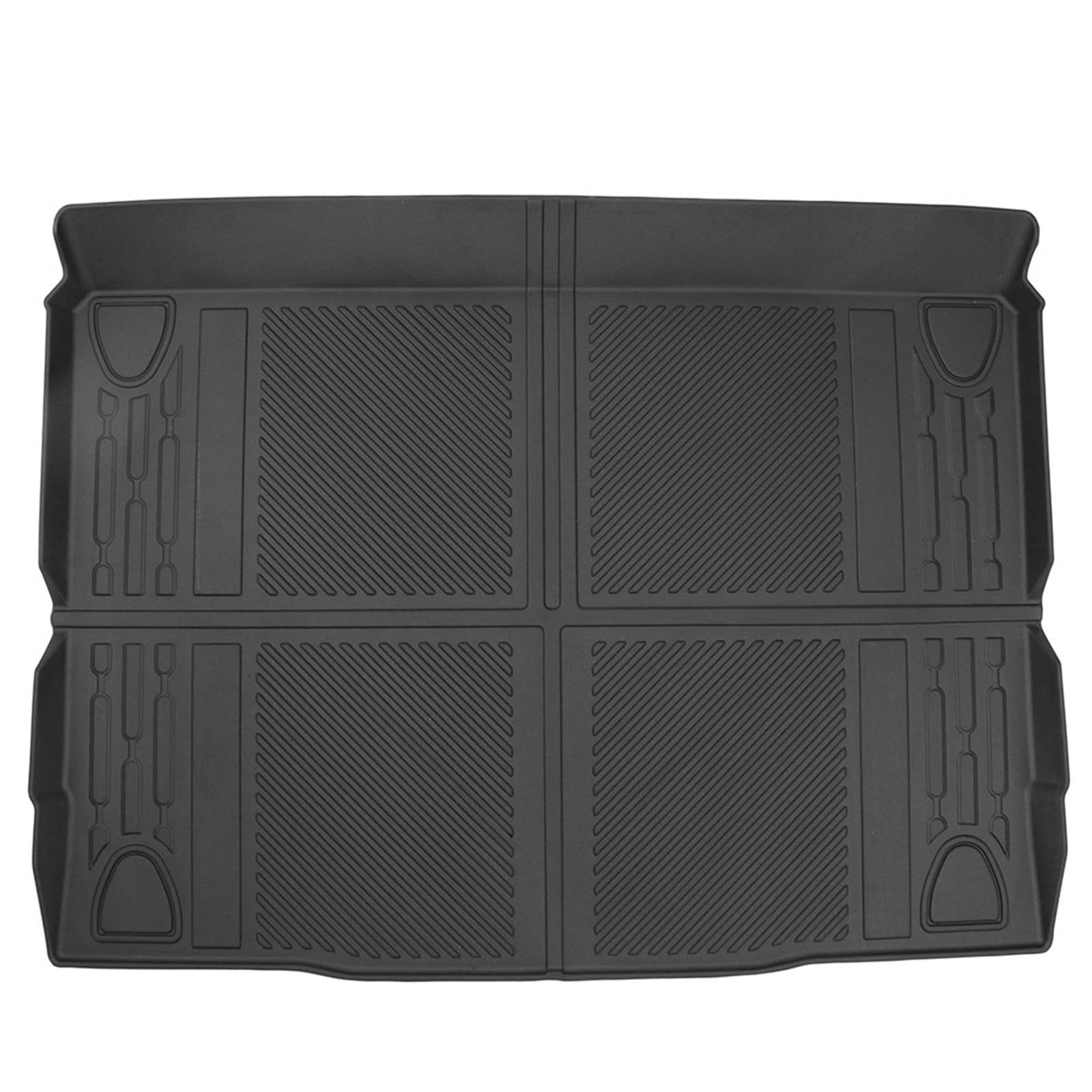 Ikon Motorsports Trunk Mat Compatible With 2021-2025 Ford Bronco, Black ...