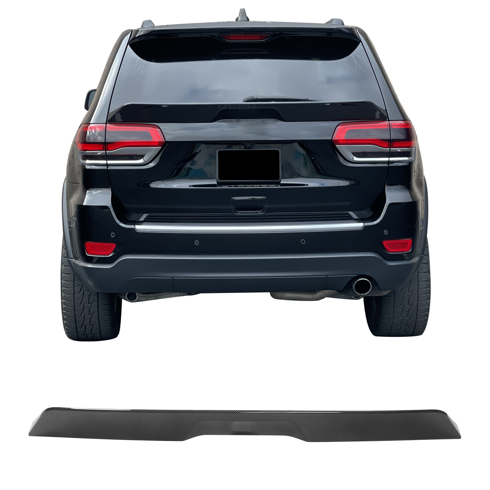 Ikon Motorsports Trunk Spoiler Compatible With 2014-2021 Jeep Grand ...