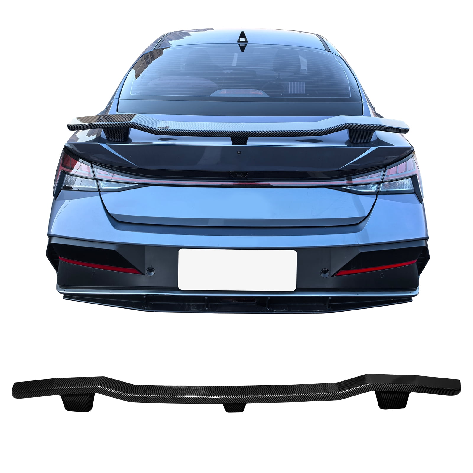 Ikon Motorsports Trunk Spoiler Compatible With 2021-2026 Hyundai ...