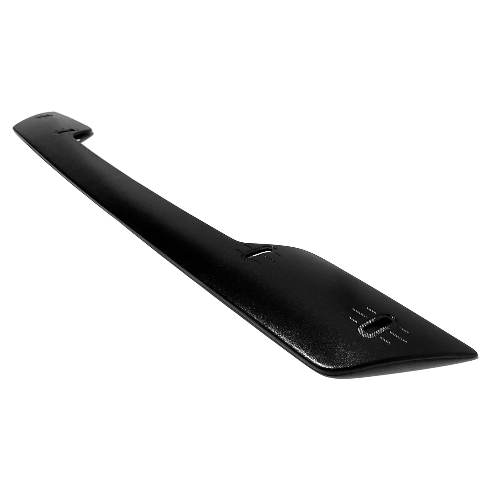 Ikon Motorsports Universal 40" Gurney Flap Black Rear Deck Spoiler ...