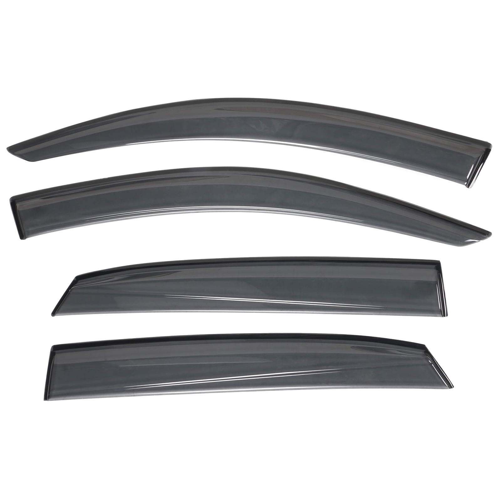 Ikon Motorsports Window Visors Compatible With 2017-2021 Honda Civic ...