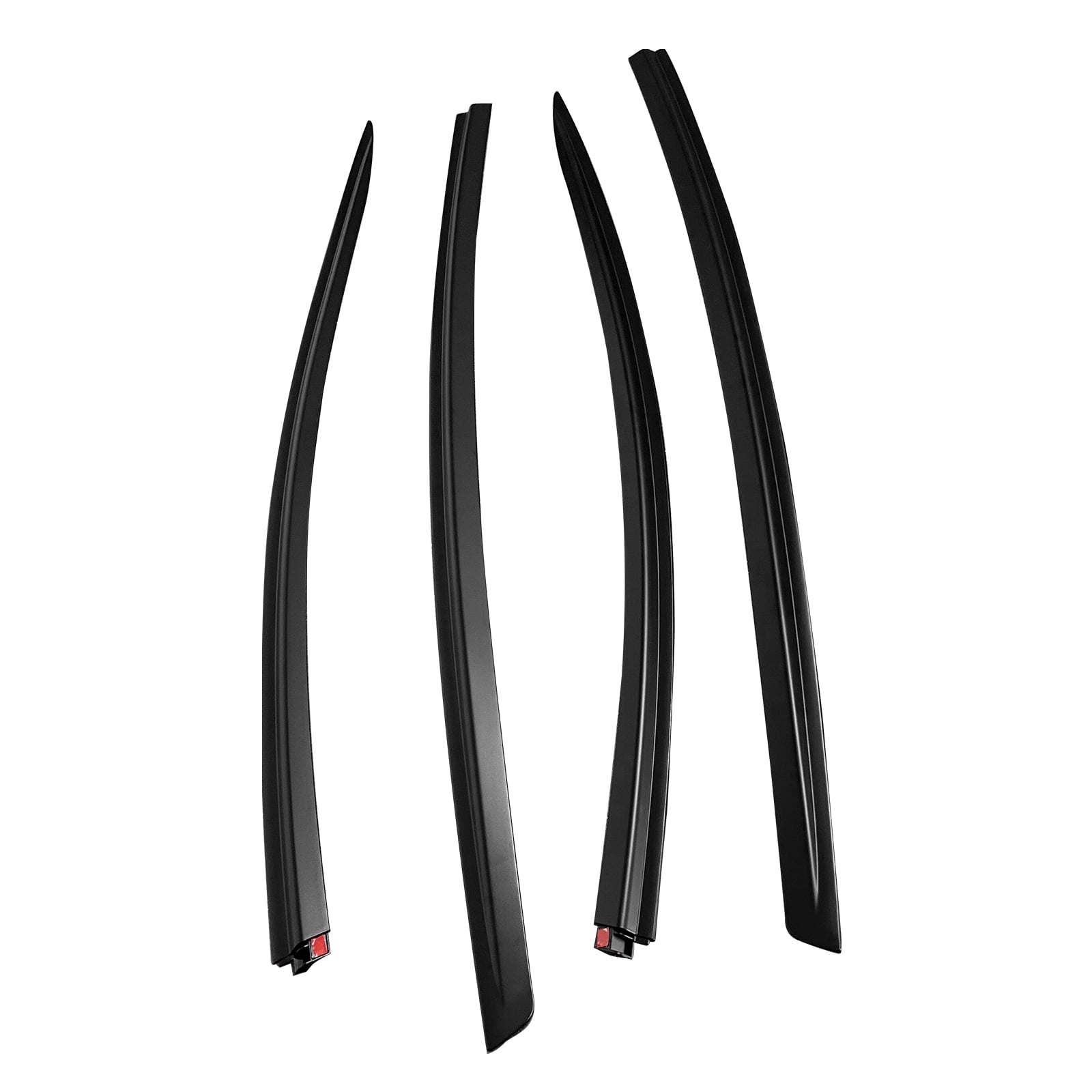 Ikon Motorsports Matte Black ABS Window Visors For 2017-2024 Tesla ...
