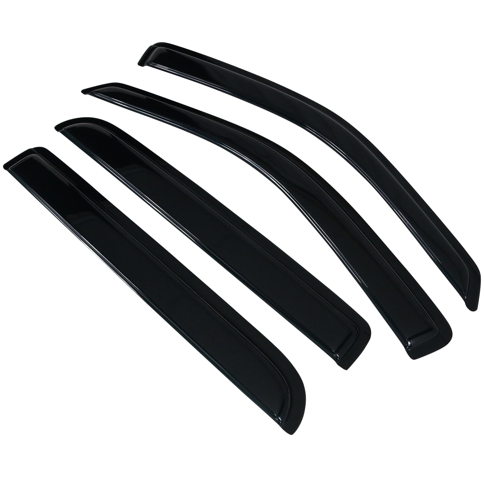 Ikon Motorsports Window Visors Compatible with 2002-2010 Ford Explorer ...