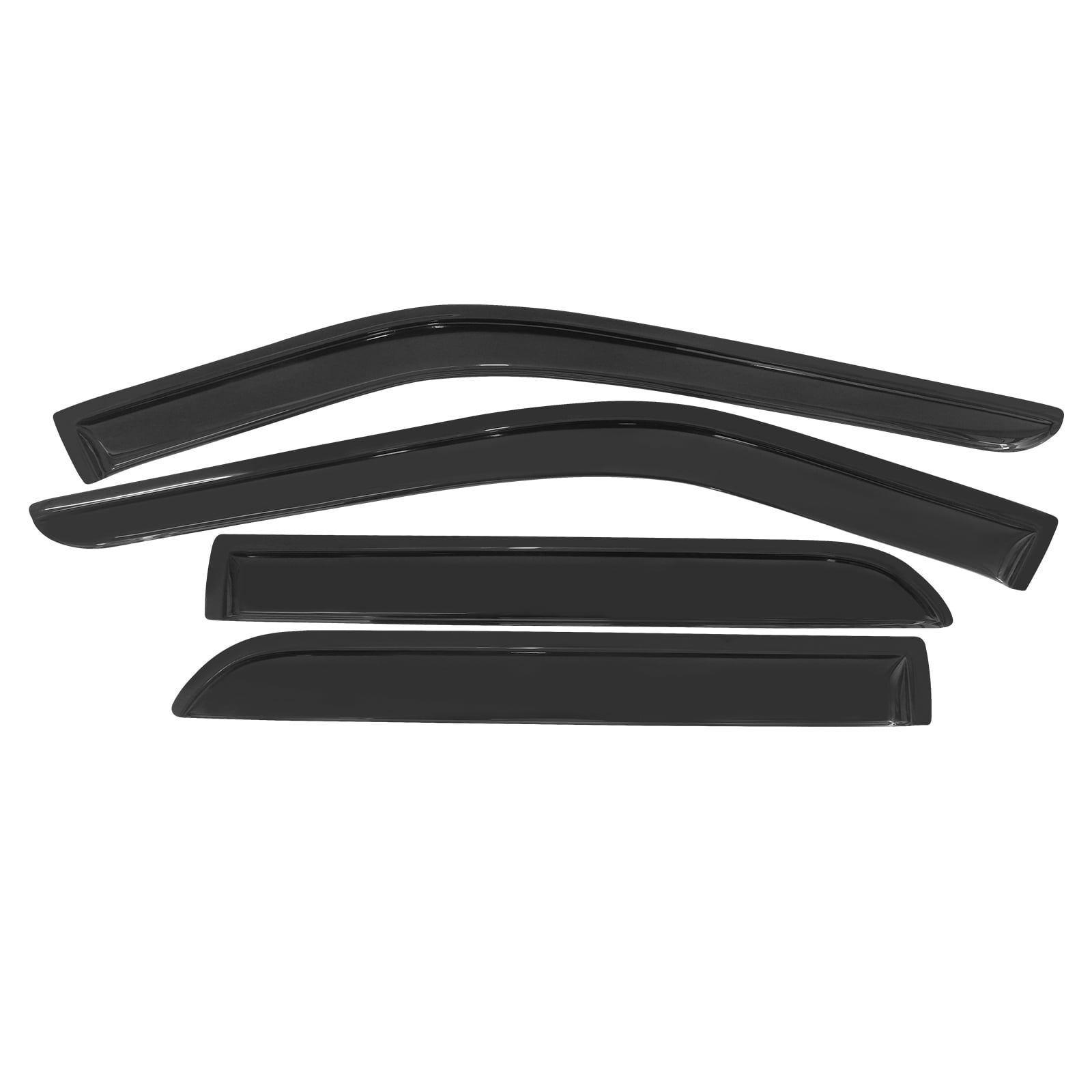 Ikon Motorsports Window Visors Compatible with 2011-2019 Ford Explorer ...