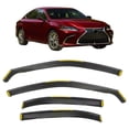 Ikon Motorsports Window Visors Fits 2019-2025 Lexus ES250 ES300h ES350 ...