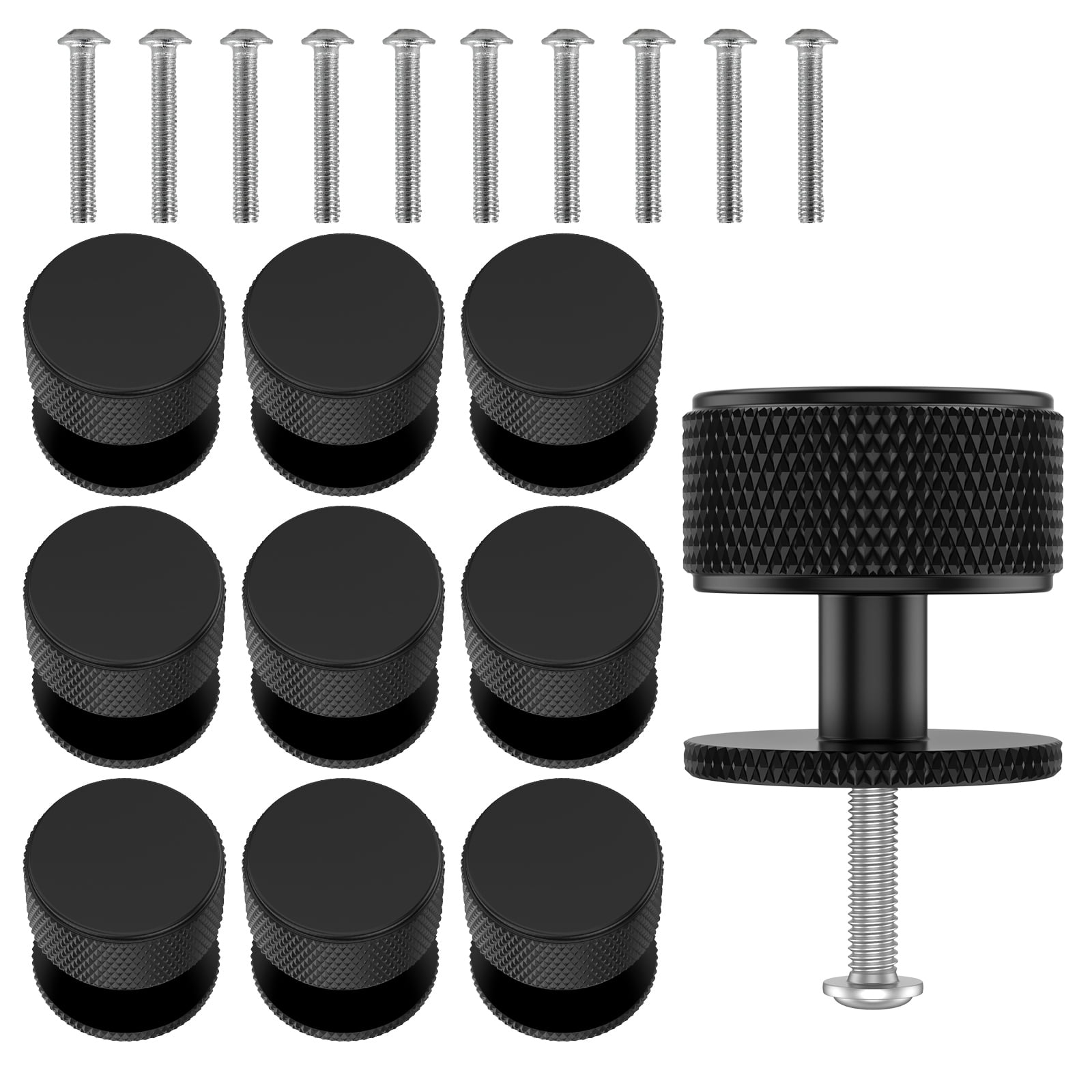 Ikoopy 10 Pcs Drawer Knobs Gold Aluminum Alloy Cabinet Pulls with ...