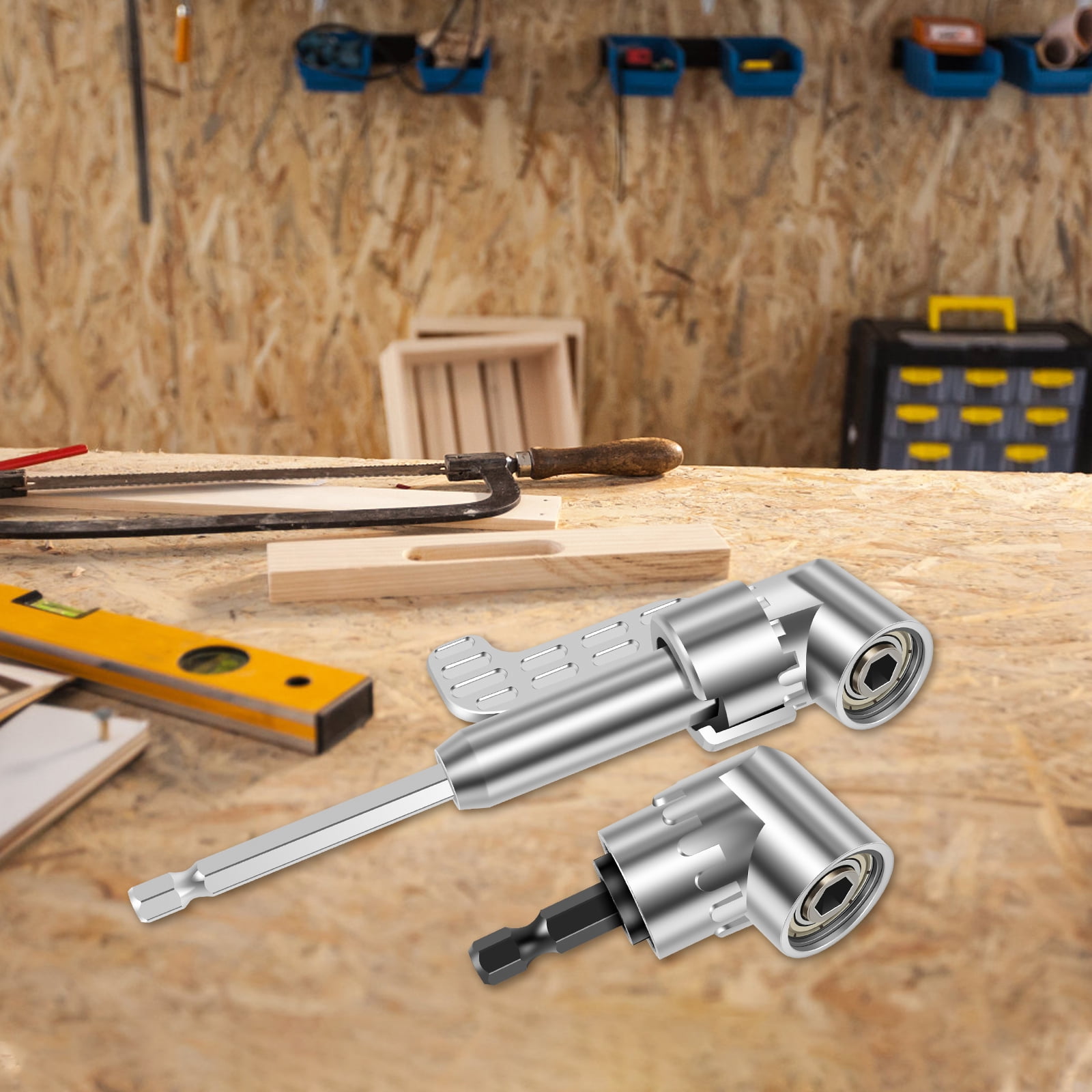 Ikoopy 105 Degree Right Angle Drill Adapter Metal Drill Bit Adapter for ...