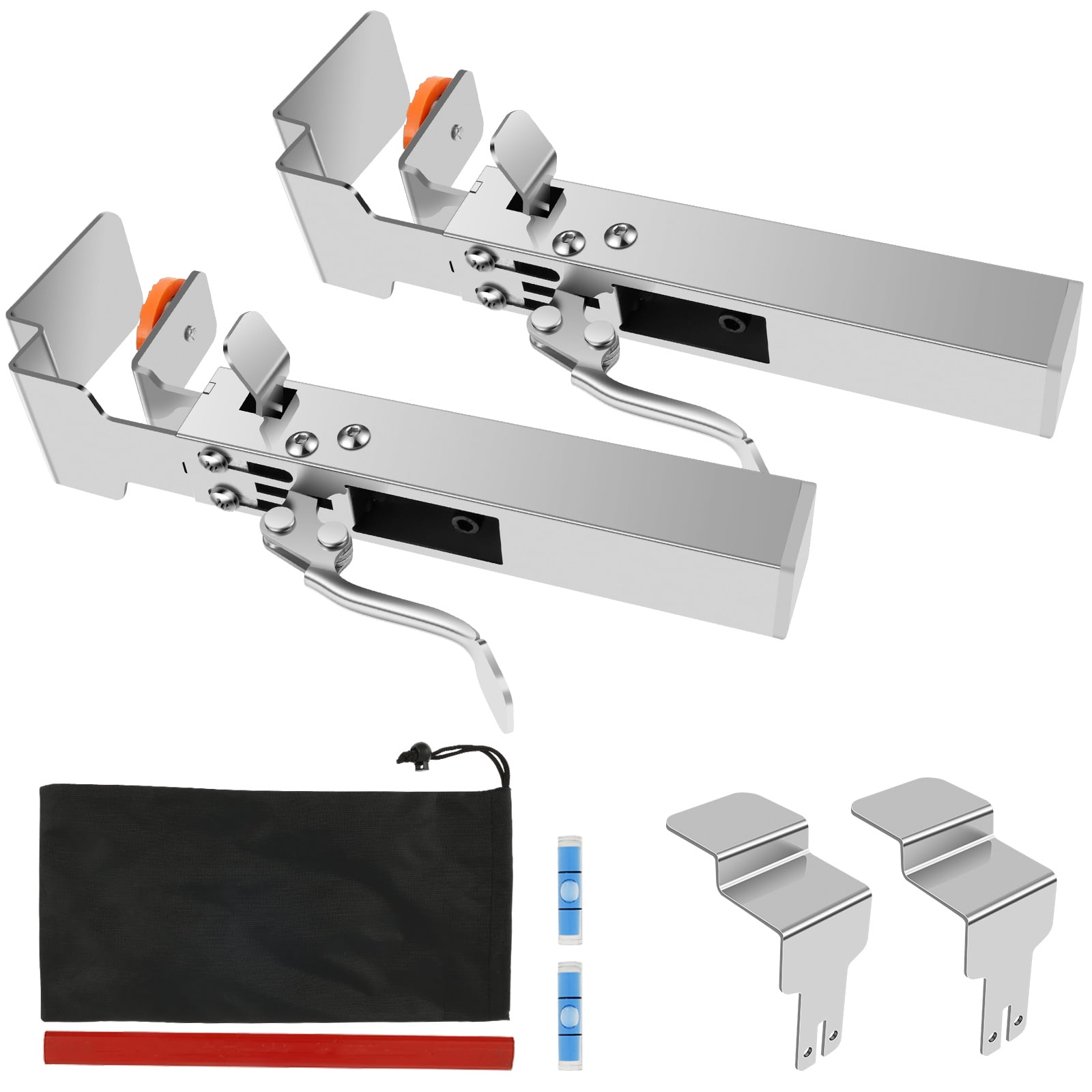 Ikoopy 2 Pack Stainless Steel Drawer Fixing Clamps Professional Easy to ...