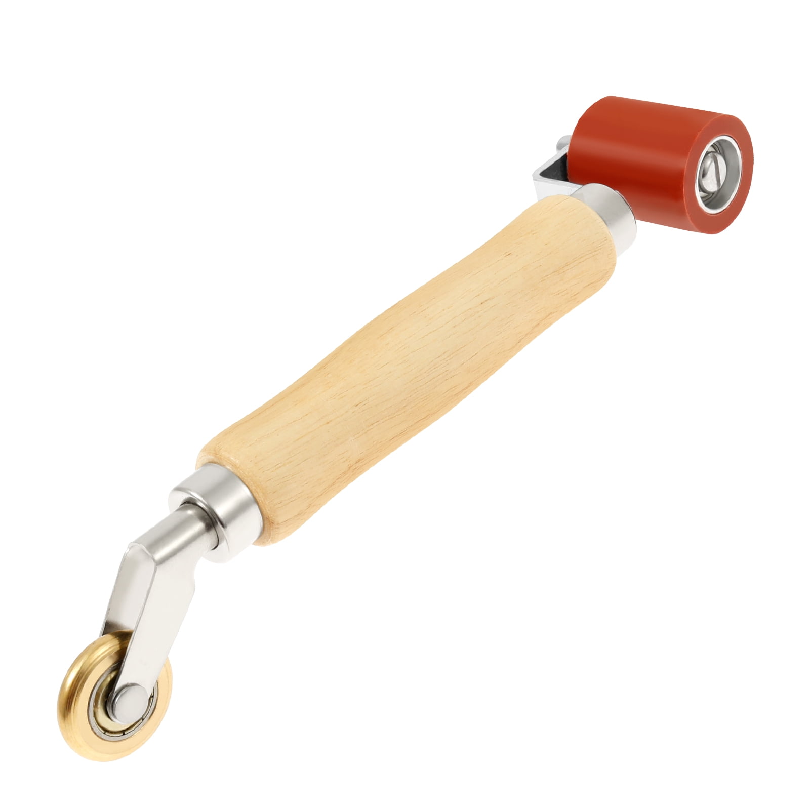 Ikoopy 2 in 1 Seam Roller with Wood Handle Double Headed Smoothing Seam ...
