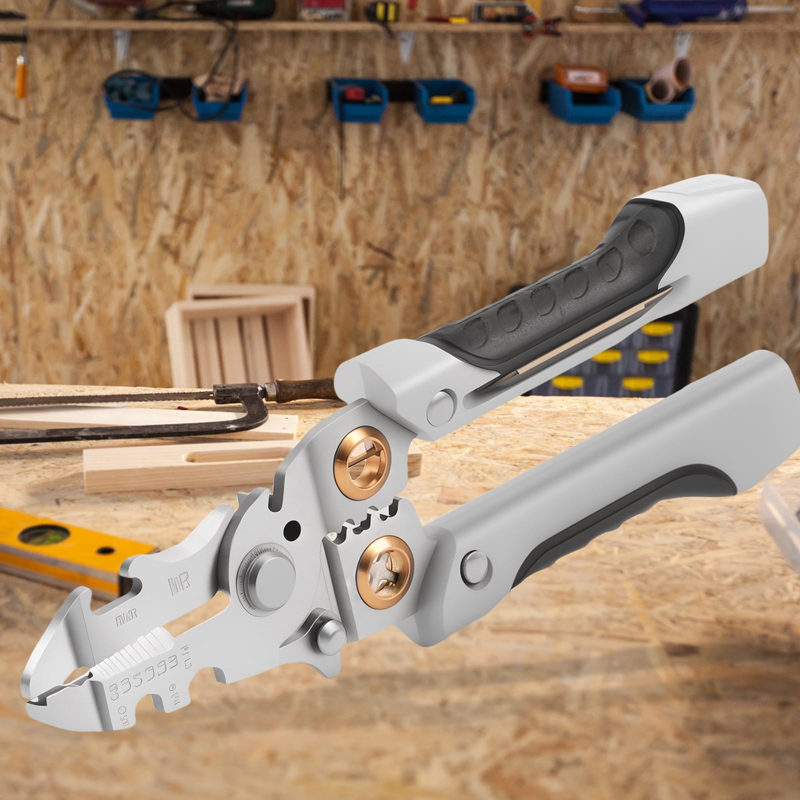 Ikoopy 21in 1 Wire Stripper Pliers Nickel Chromium Steel Wire Stripper ...