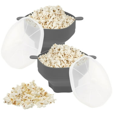 Popco Silicone Microwave Popcorn Popper with Lid - Quick Kernel Maker ...