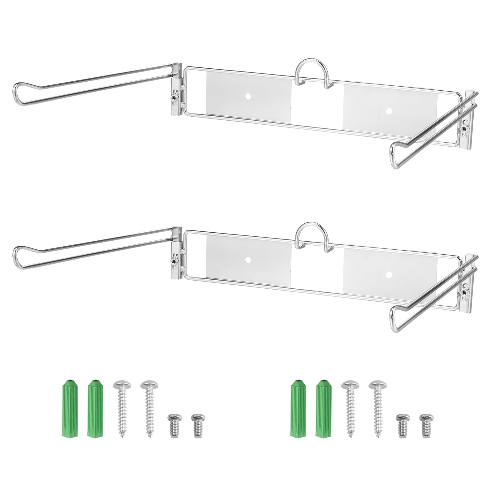 Ikoopy 2Pcs T Shirt Bag Rack Holder Metal Versatile Grocery Bag Stand ...