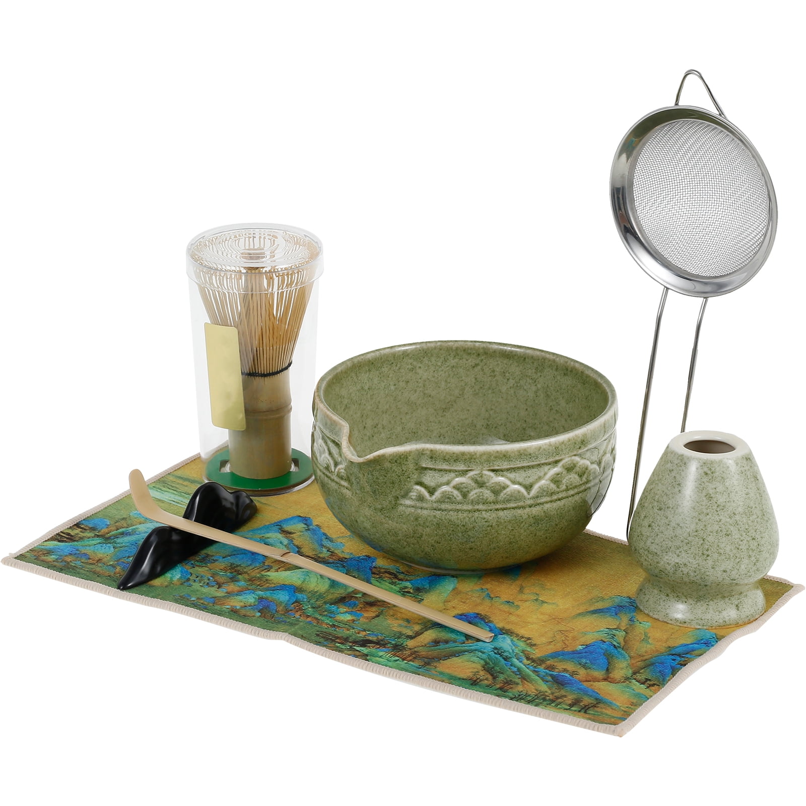 Ikoopy 2Sets 7 PCS Matcha Whisk Set Easy to Use Matcha Tool Kit with ...