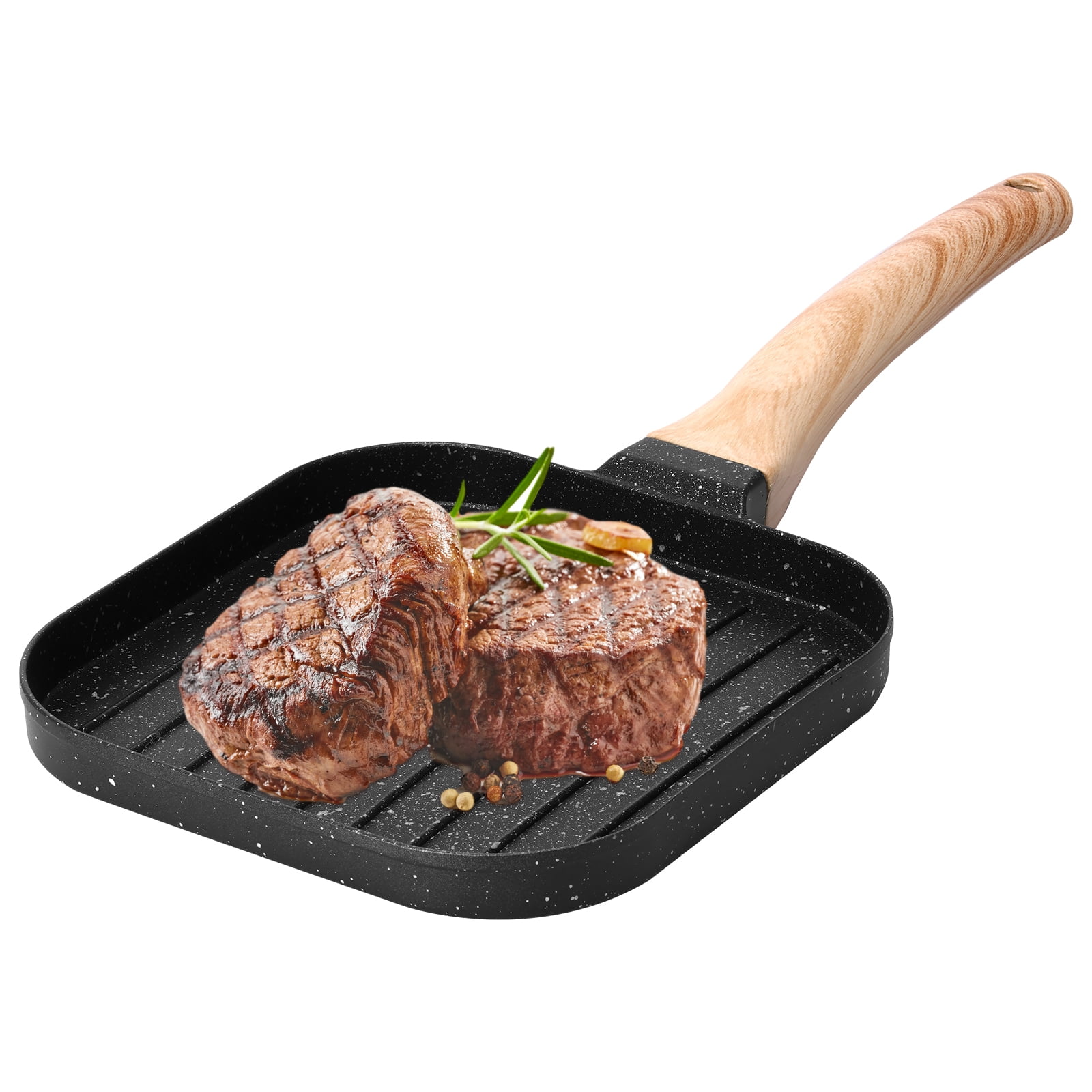 Ikoopy 2Sets Aluminium Alloy Square Grilling Pan for All Stoves ...