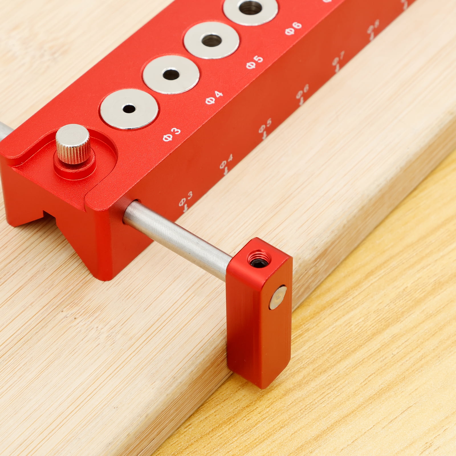 Ikoopy 2Sets Self Centering Drill Guide Aluminium Alloy Woodworking ...