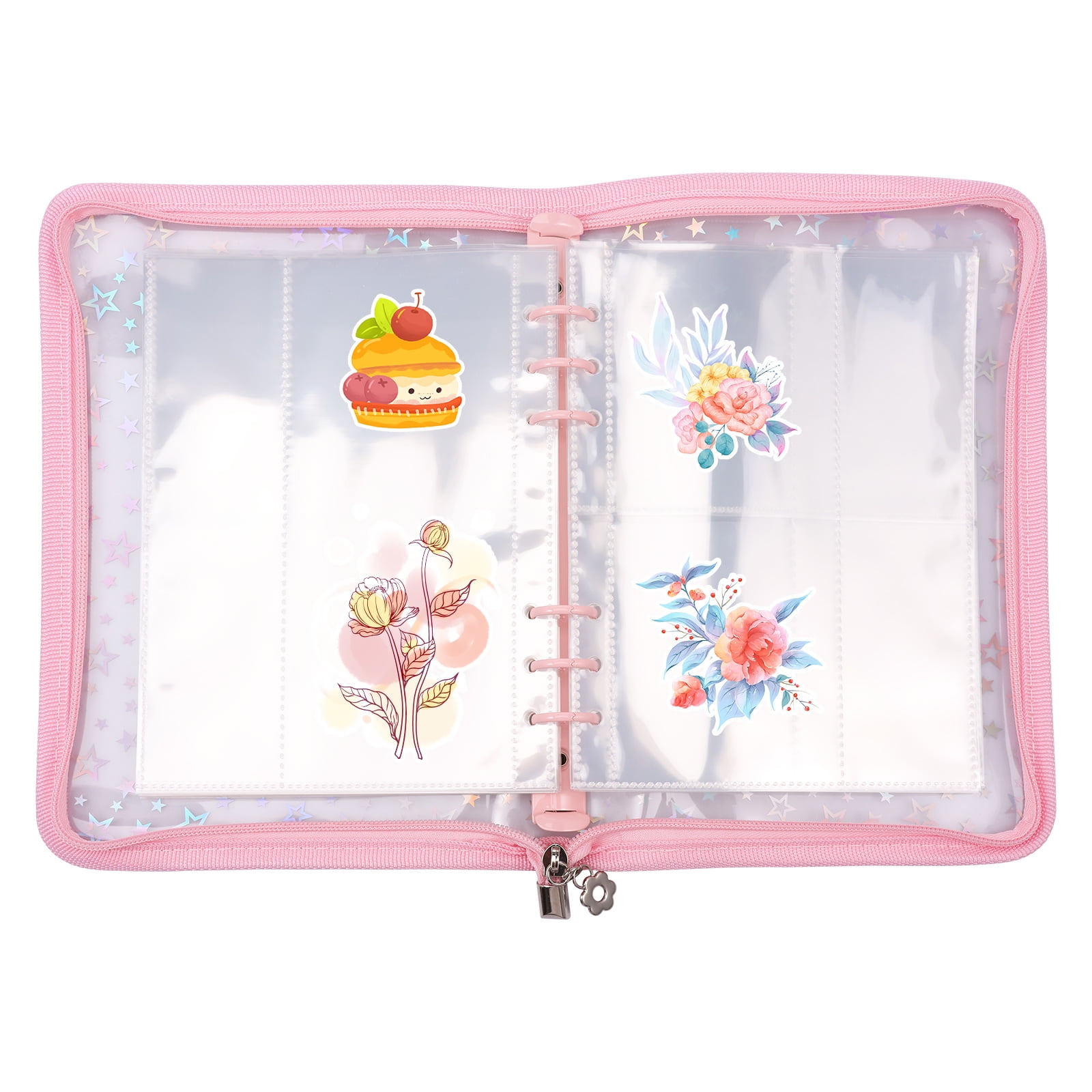 Ikoopy 2Sets Sticker Storage Organizer Transparent Sticker Collecting ...