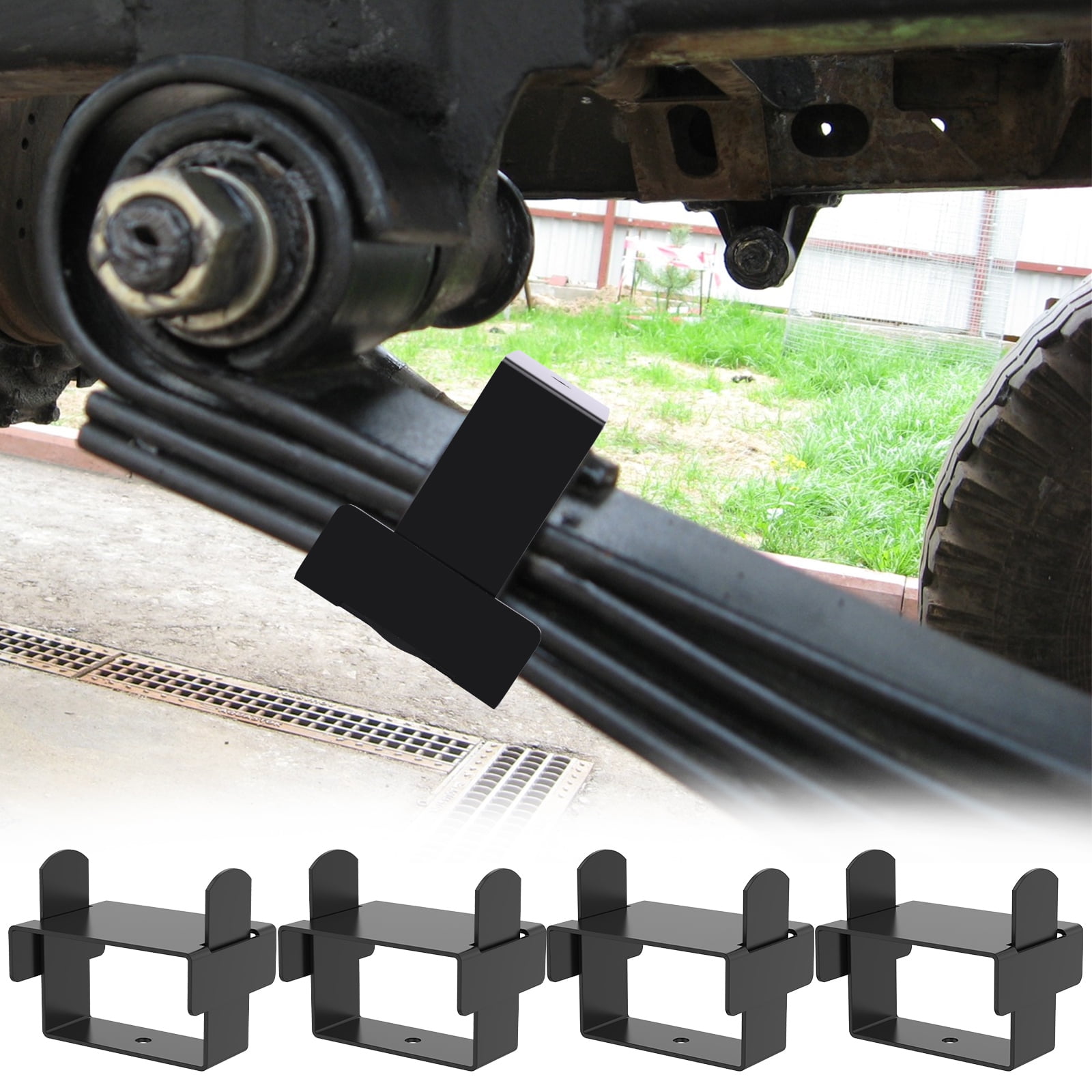 Ikoopy 4 Pcs Leaf Spring Clamp Kit Stainless Steel Leaf Spring Bend ...