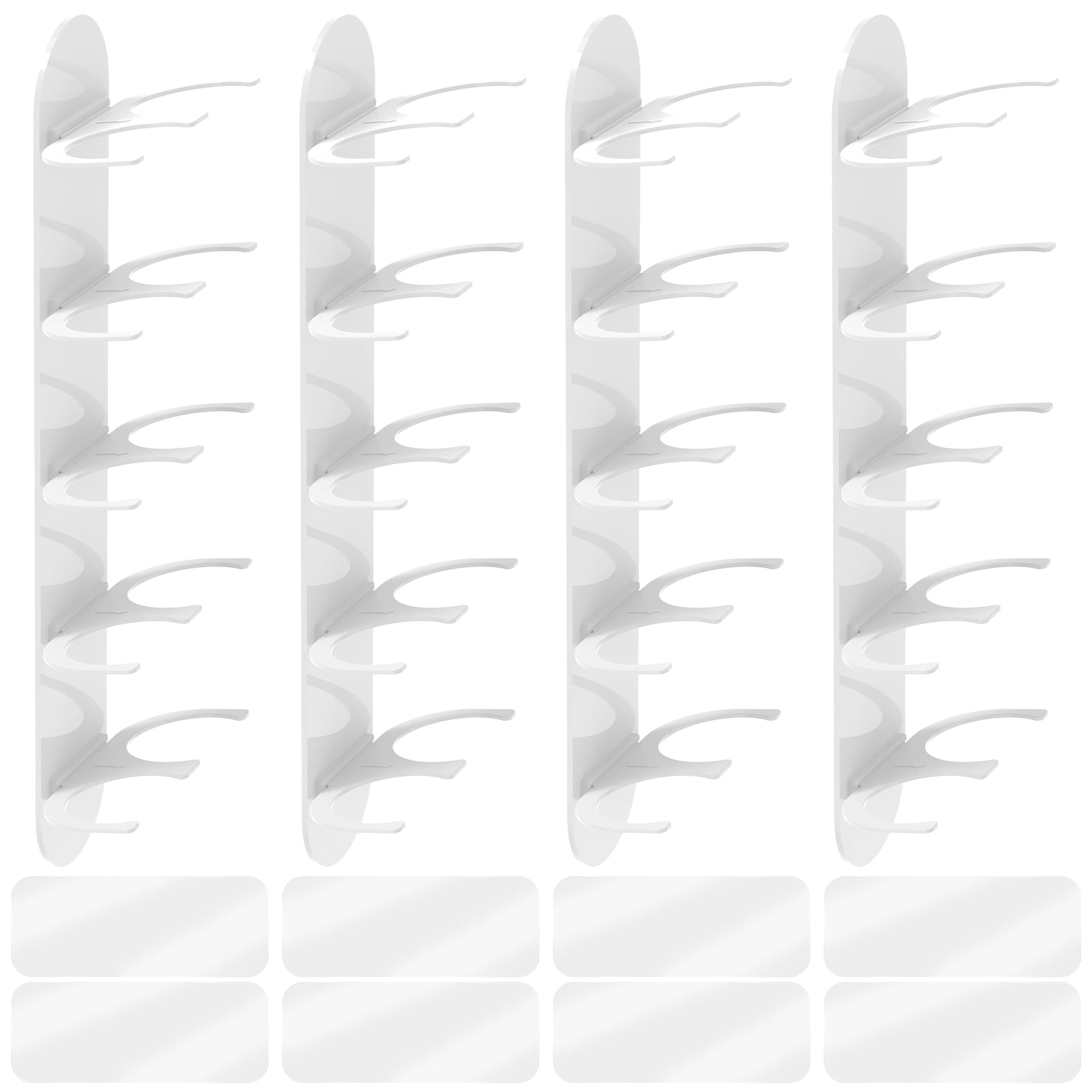 Ikoopy 4Pcs Side Mount Coffee Pod Holder Space Saving Capsule Organizer ...