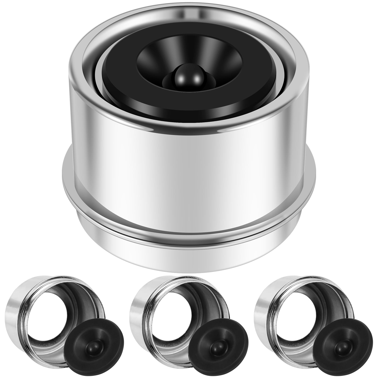 Ikoopy 4pcs Trailer Bearing Dust Cover 1.98/2.75inch Iron Trailer Axle ...
