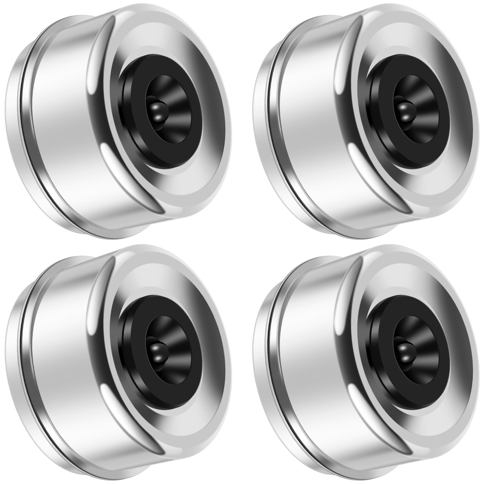 Ikoopy 4pcs Trailer Bearing Dust Cover 1.98/2.75inch Iron Trailer Axle ...