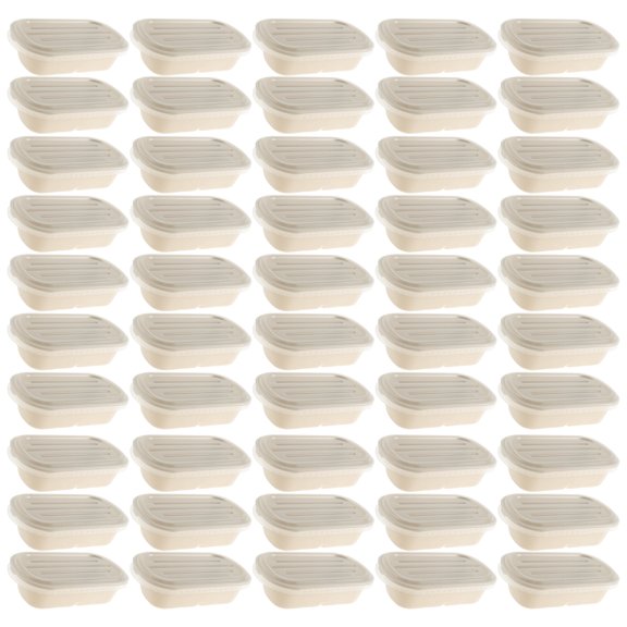 Fit Meal Prep 200 Pack 54 oz Disposable Take Out Containers ...
