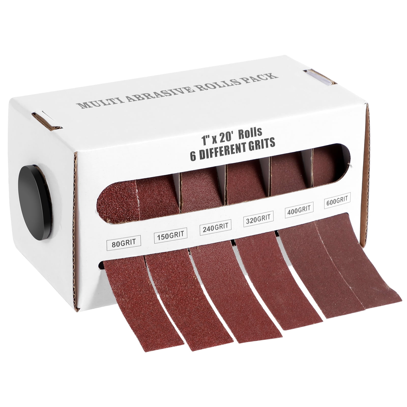 Ikoopy 6 Pcs Emery Cloth Roll 80 150 240 320 400 600 Grits Sandpaper ...