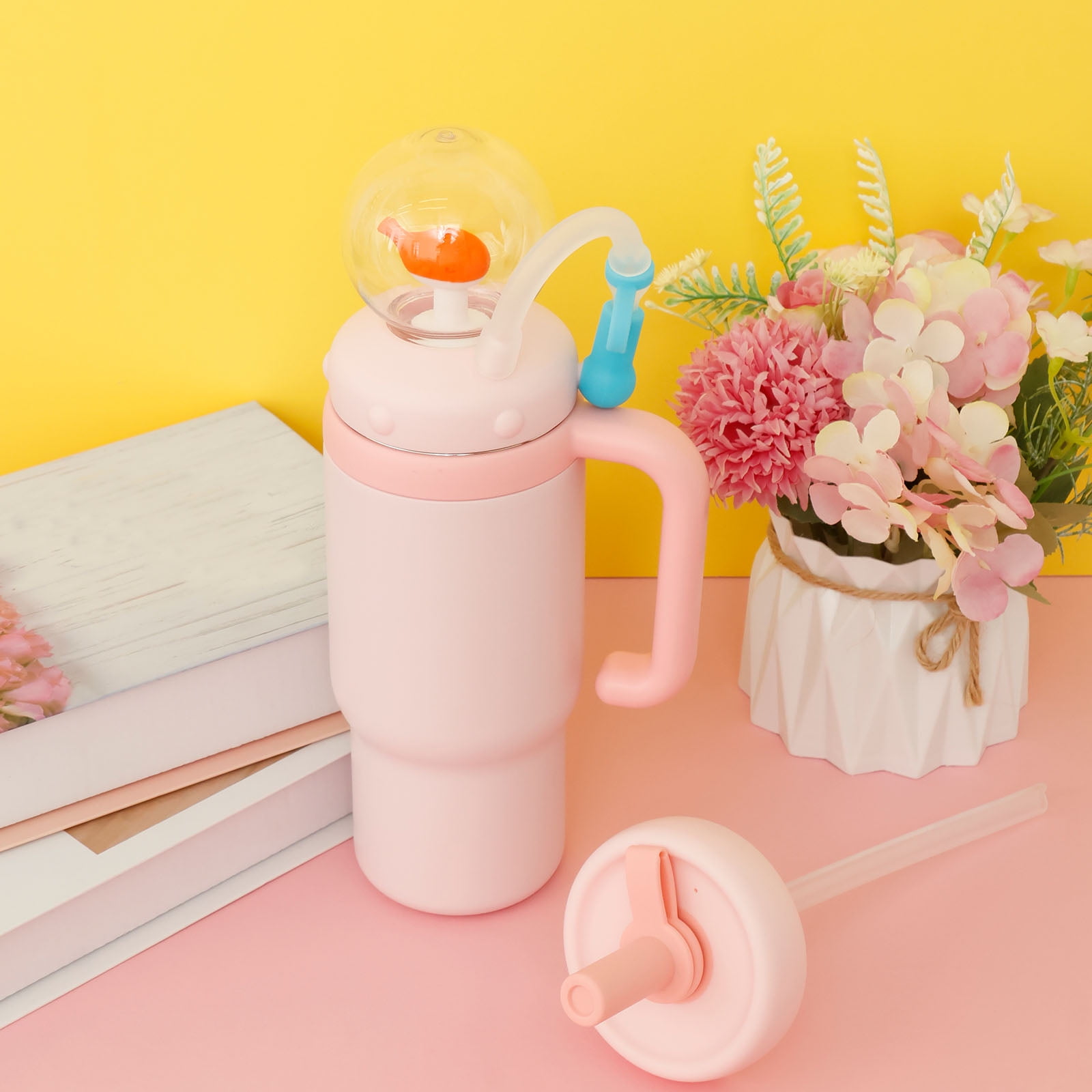 Ikoopy 710ml Whale Fountain Style Insulated Water Bottle Dishwasher ...