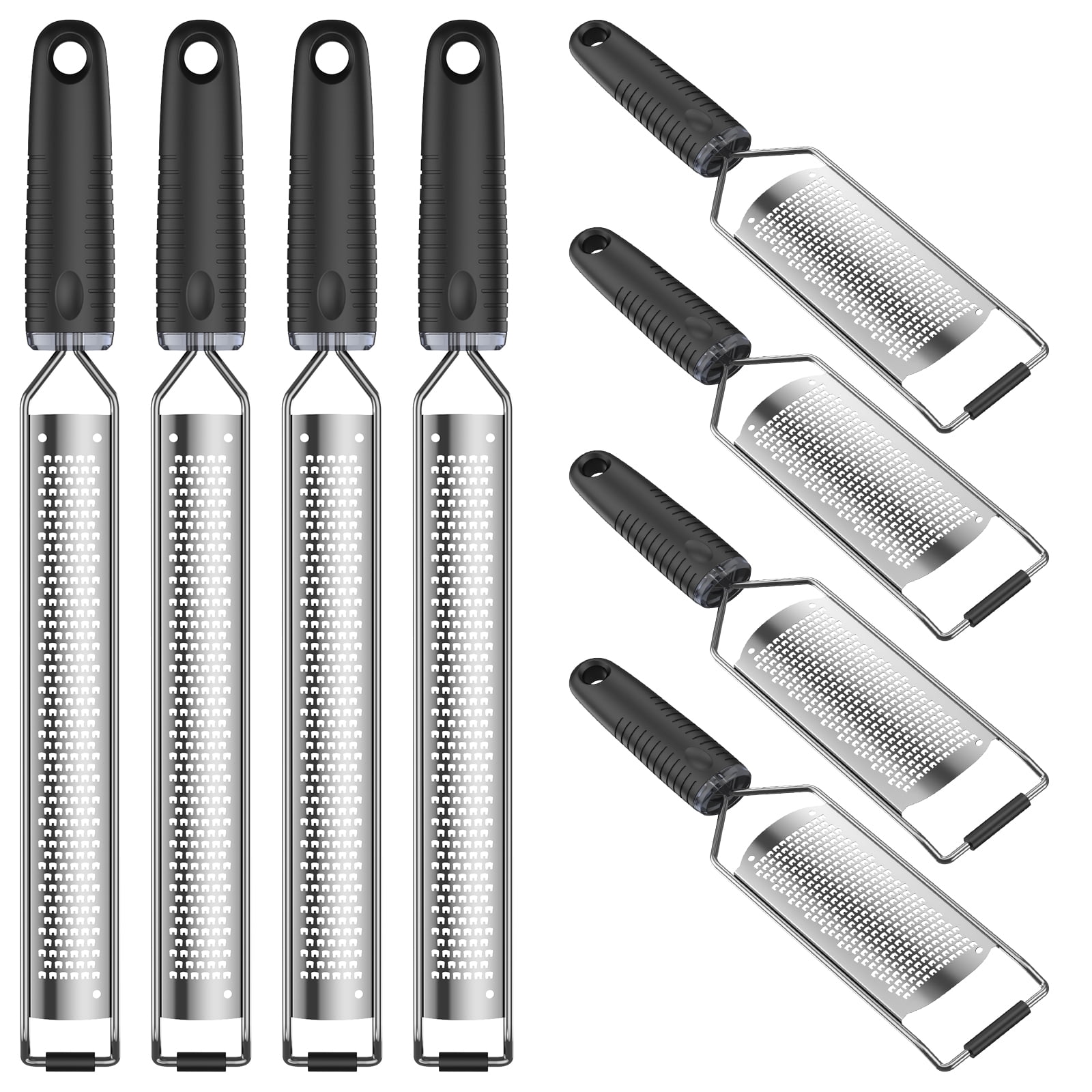 Ikoopy 8Pcs Stainless Steel Lemon Zester With Anti Slip Handle Rust ...