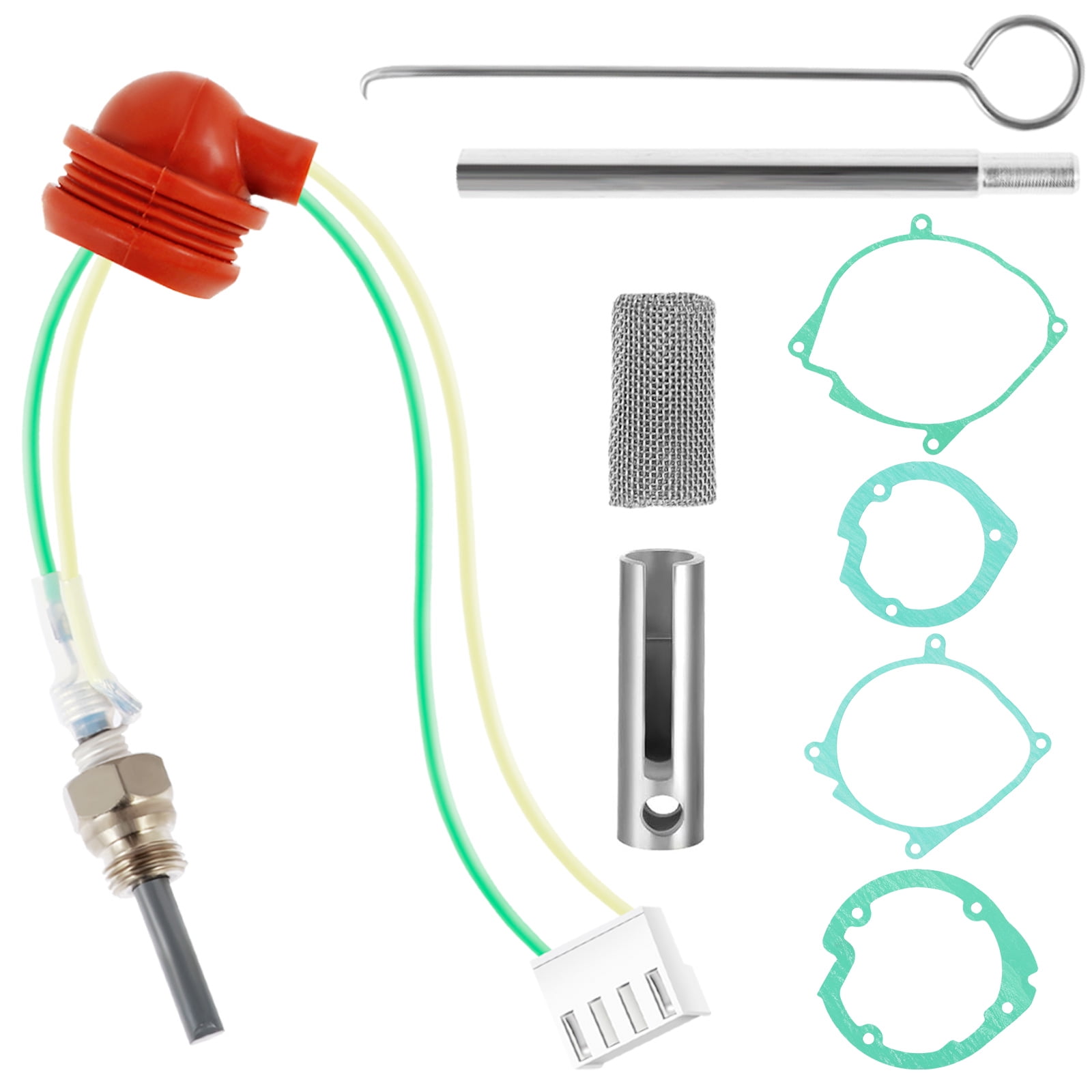Ikoopy 9 Pcs Glow Plug Repair Kit 12V Parking Diesel Heater Glow ...