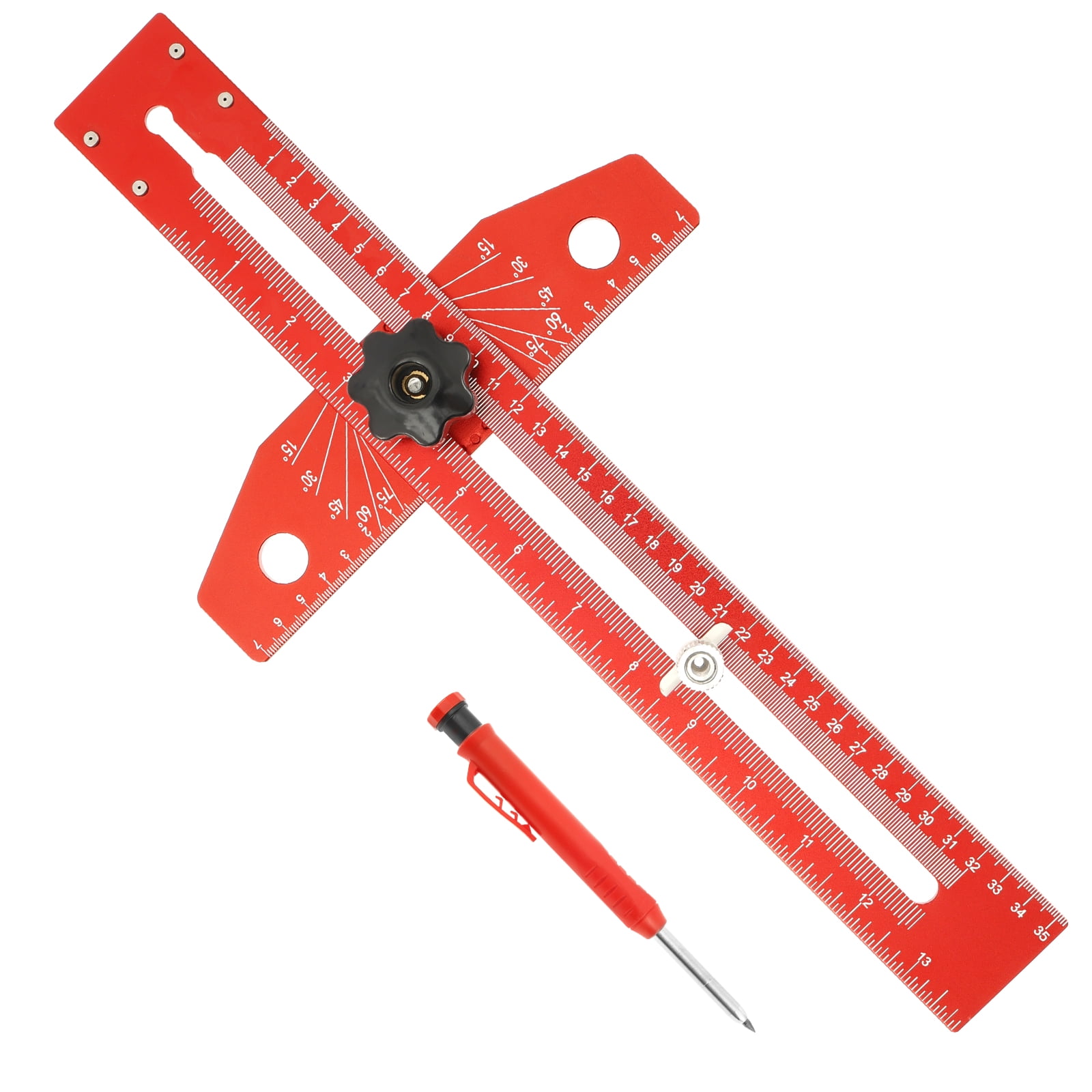 Ikoopy ABS 2 in 1 Woodworking Scriber Accurate Positioning Marking Line ...