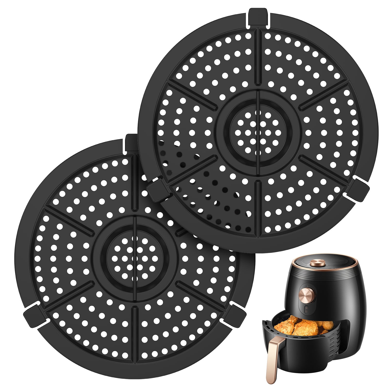 Ikoopy Air Fryer Grill Pan Carbon Steel Air Fryer Replacement Parts ...