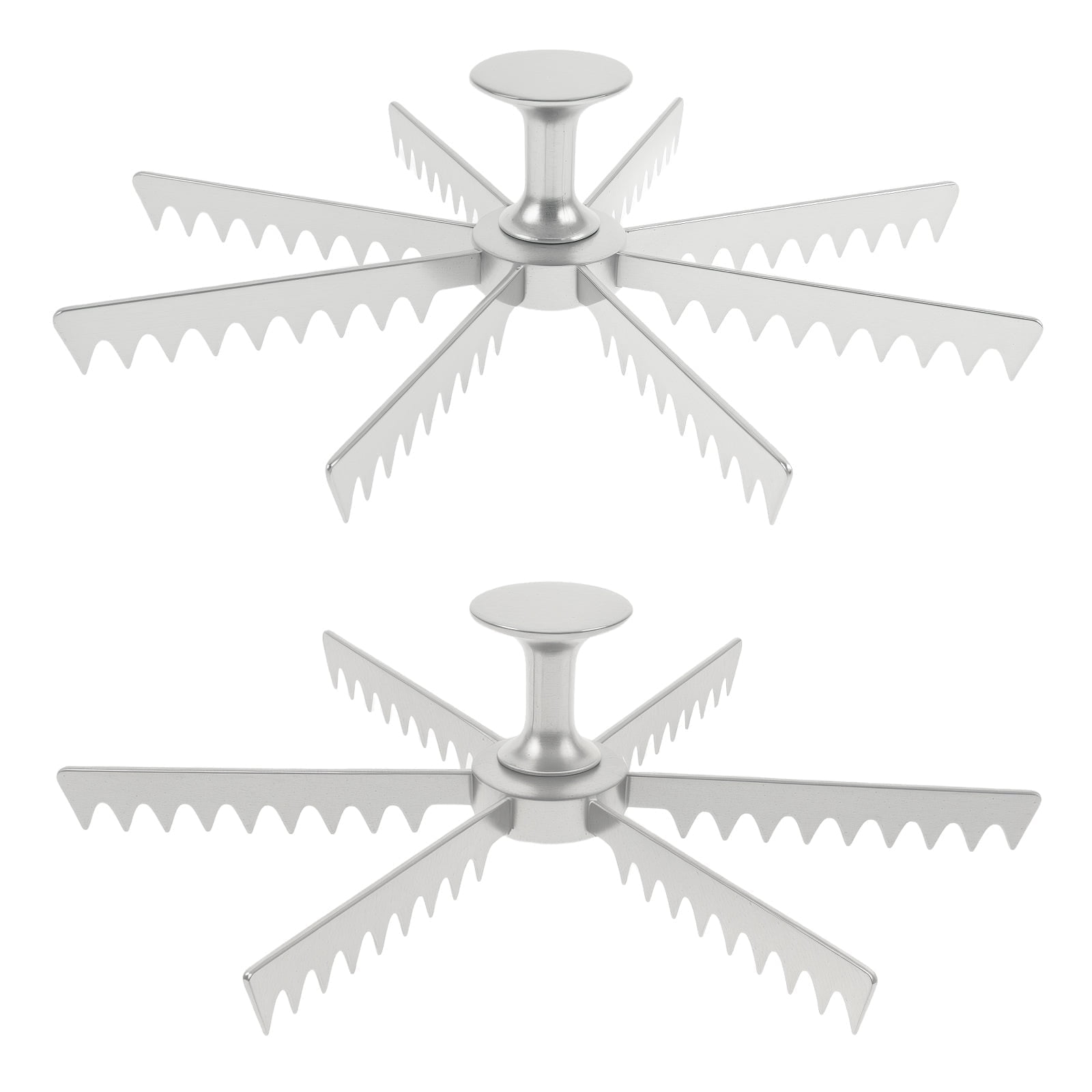 Ikoopy Aluminium Alloy Pizza Cutter Accurate Division Pizza Marker 6 ...