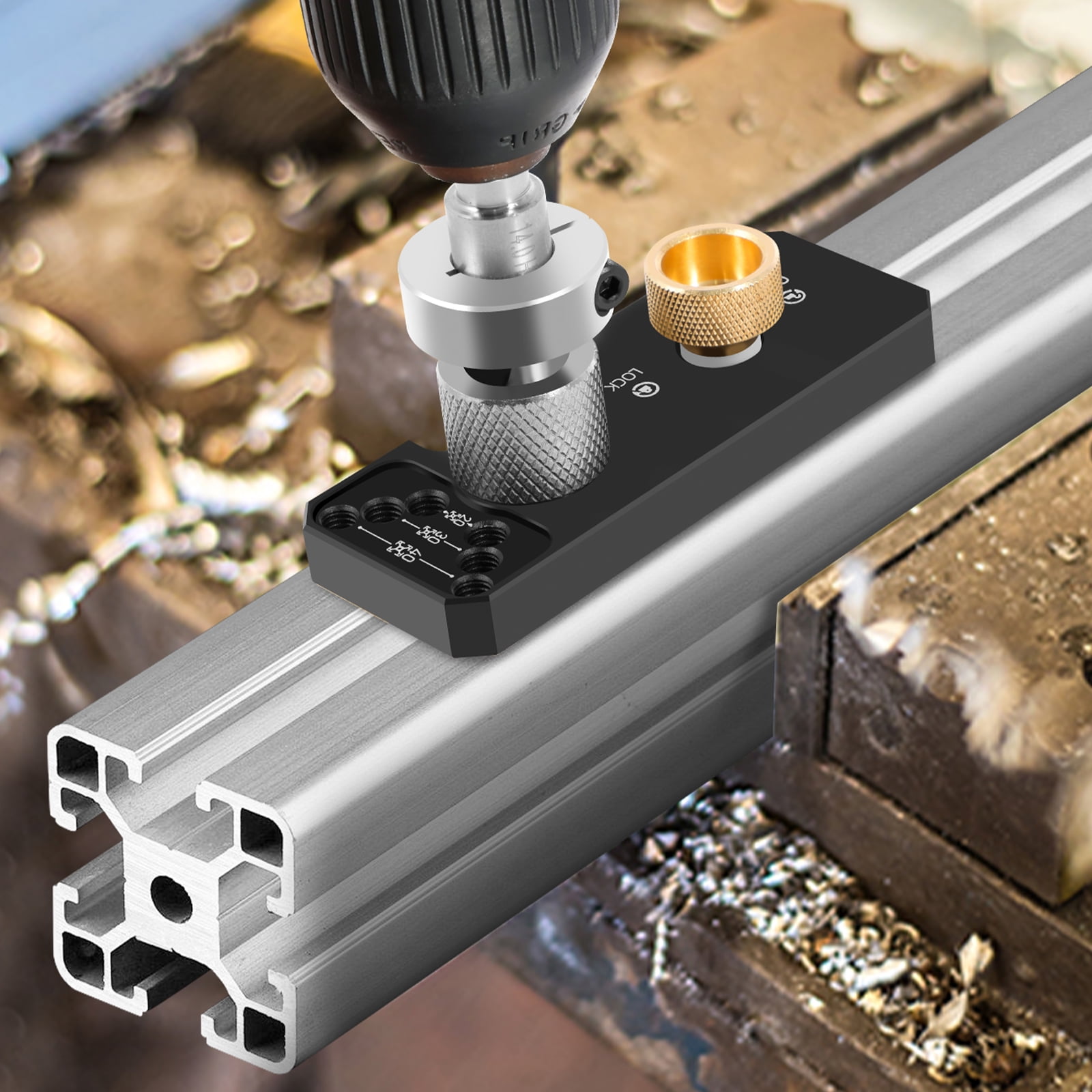 Ikoopy Aluminum Profile Drill Guide Precise Aluminum Profile Punching ...