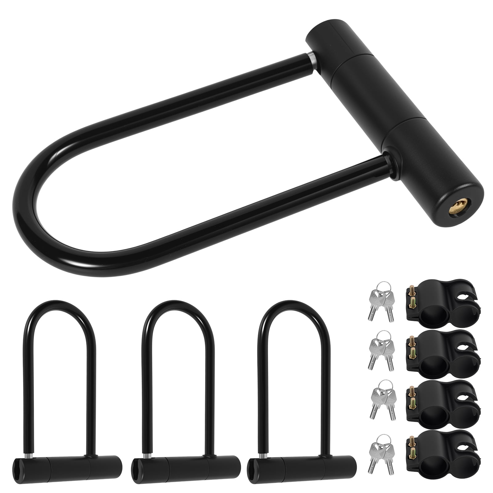 Ikoopy Bike U Lock Heavy Duty Bicycle Locks Anti Theft Bicycle Secure ...