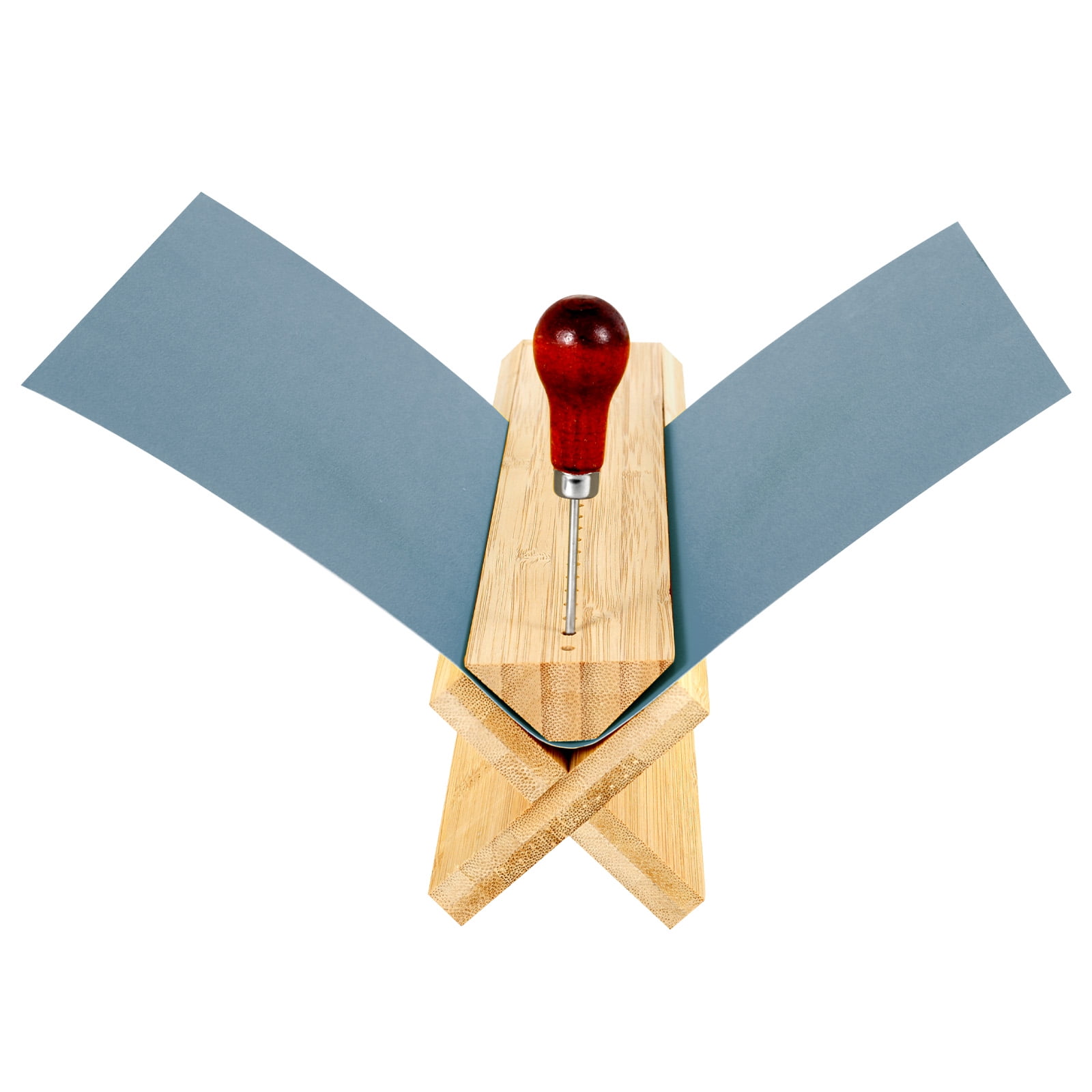 Ikoopy Book Binding Cradle with Awl Sturdy Wood Bookbinding Punching ...