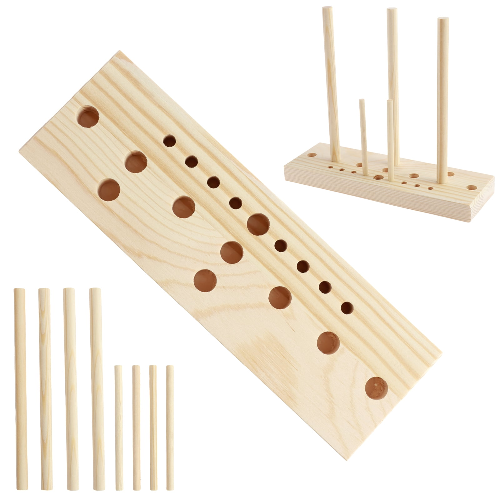 Ikoopy Bow Maker Wooden Bow Making Tool Adjustable Wood Ribbon Bow ...