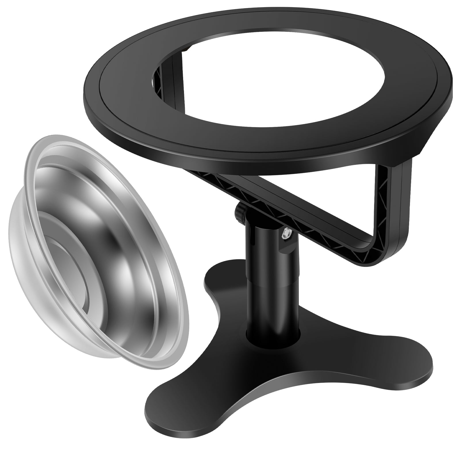 Ikoopy Cat Bowl Stand with Bowl Height Adjustable Cat Food Stand Tilted ...