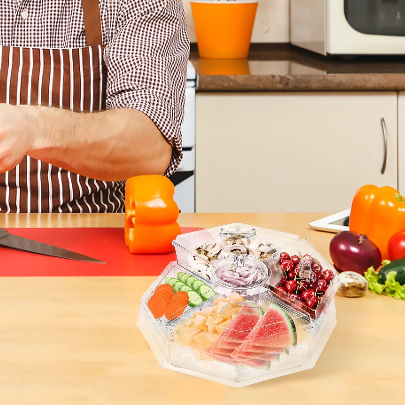 Ikoopy Chilled Food Containers Keeping Fresh Chilled Food Bowl with ...