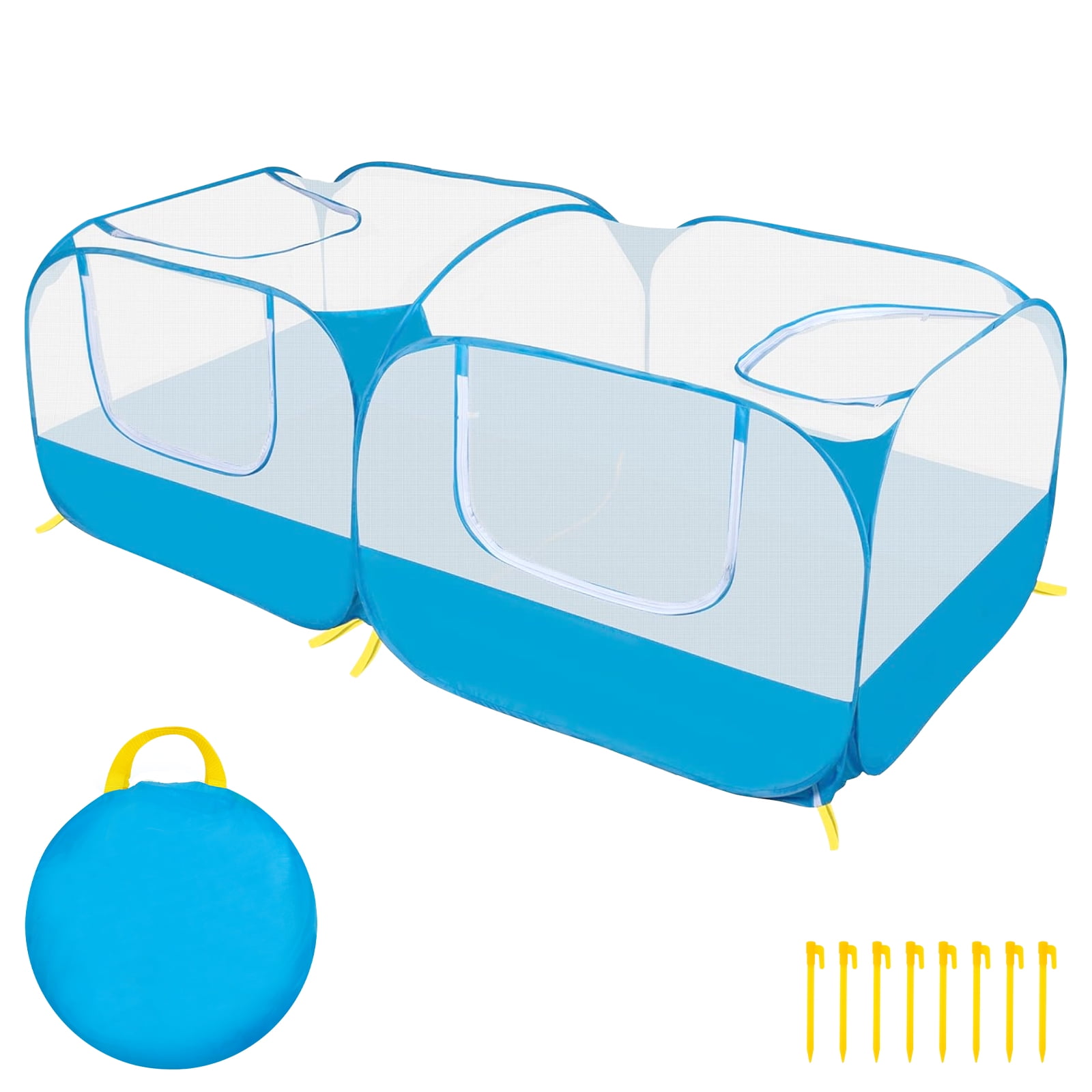 Ikoopy Collapsible Small Animal Playpen Large Space Portable Chicken ...
