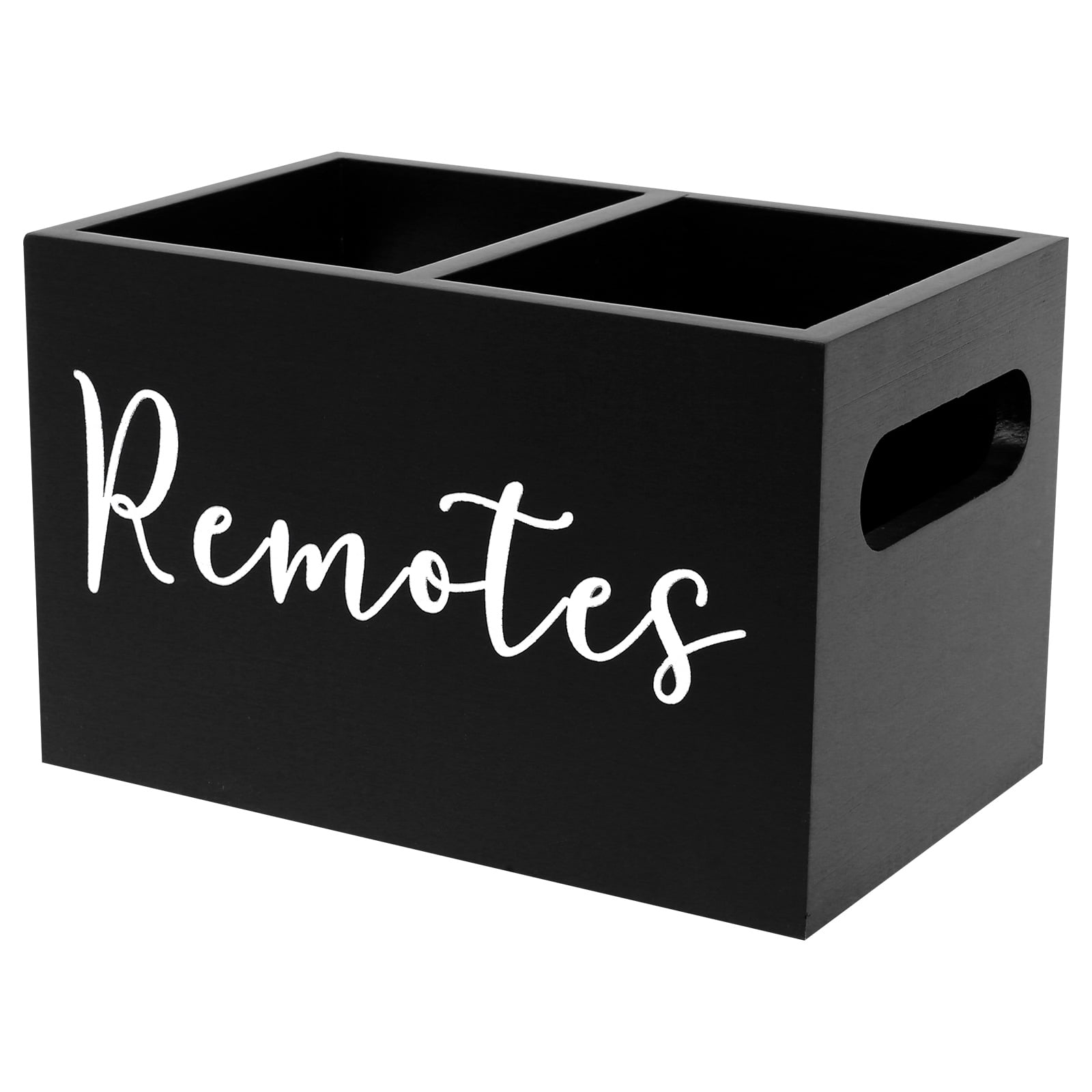 Ikoopy Compartmental Wood TV Remote Holder Easy to Clean Versatile ...